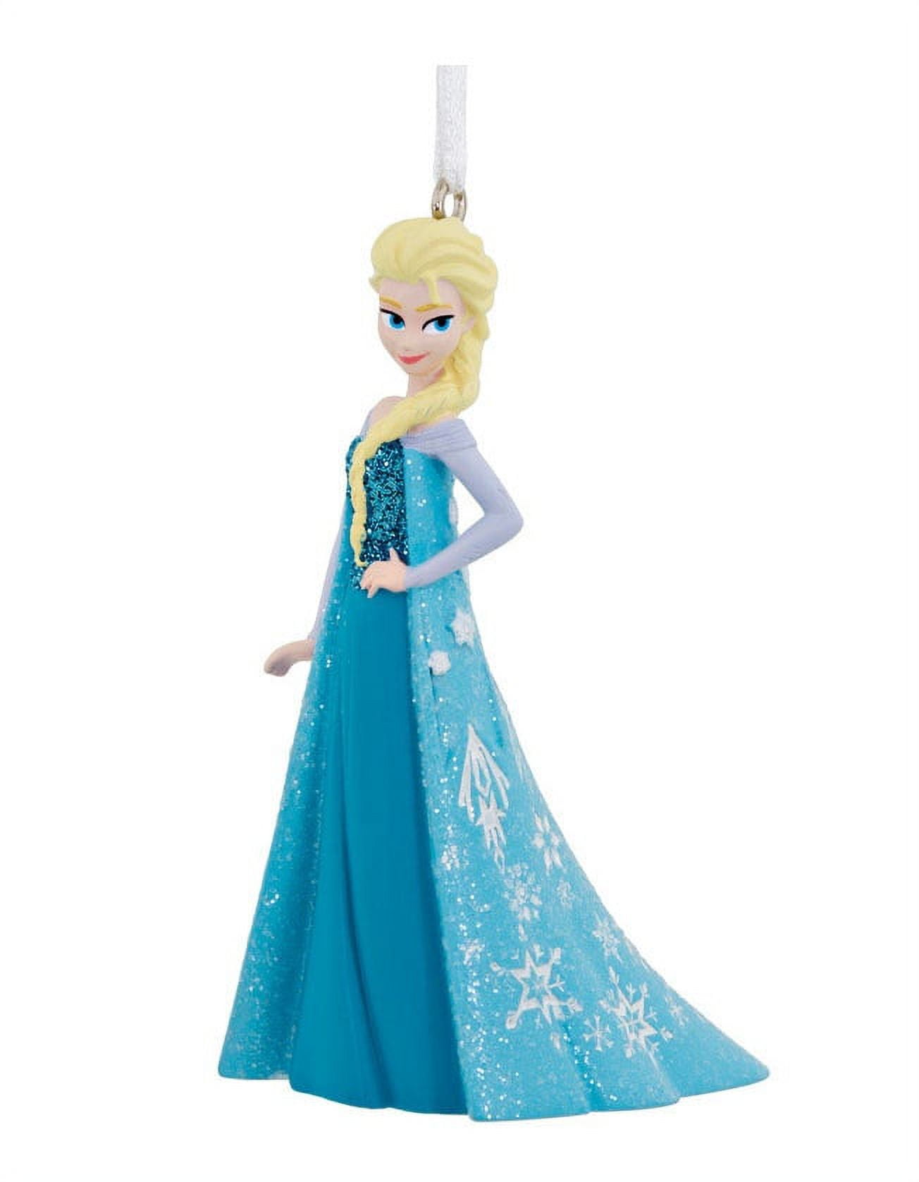 Hallmark 2HCM1013 Frozen Elsa Standing Christmas Ornament, Resin ...