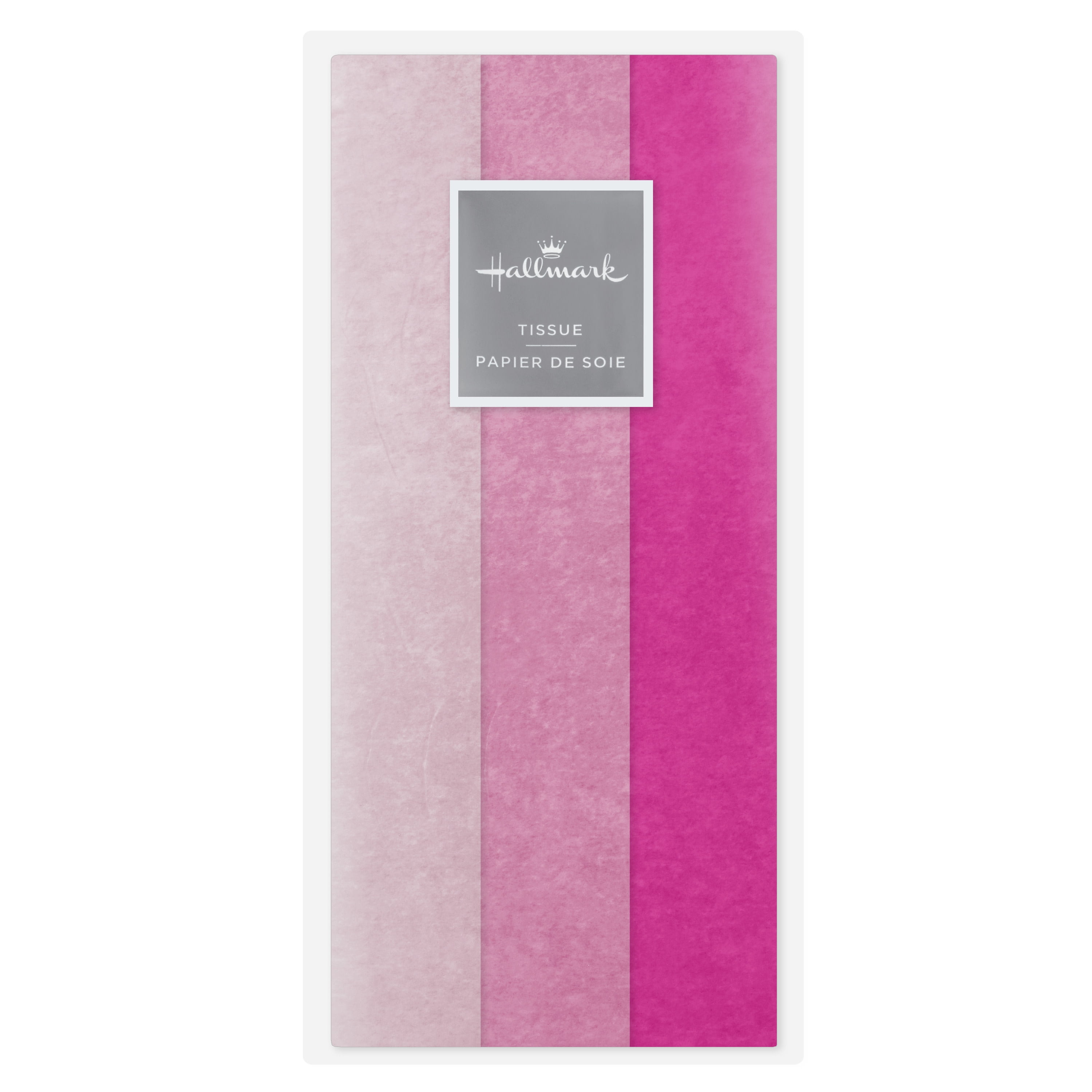 Hallmark 3-Pack Assorted Tissue Paper (Shades of Solid Pink) 30 Sheets ...