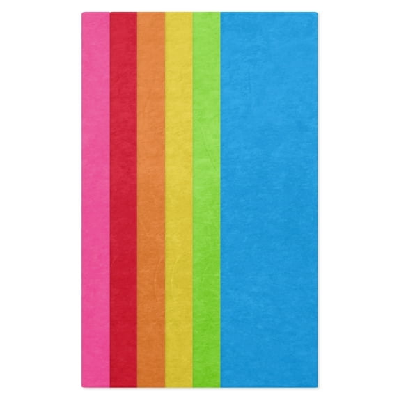 Hallmark 6-Pack Assorted Gift Wrap Tissue Paper (Rainbow Solids) 30 ...