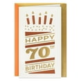 Hallmark 70th Birthday Card (Enjoy All the Good Things) - Walmart.com