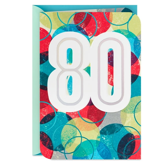 80th Birthday Cards in 80th - Walmart.com