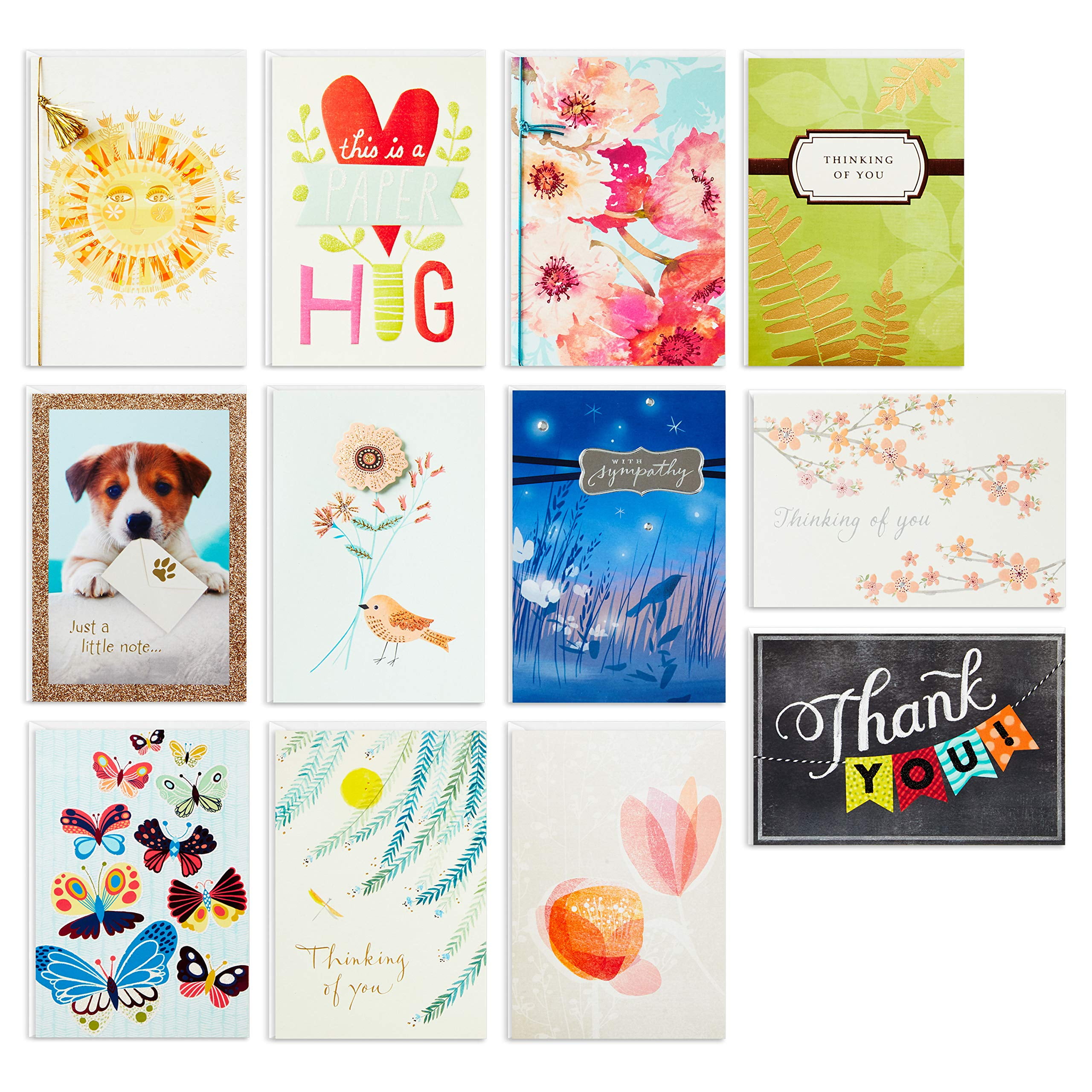 Hallmark All Occasion Cards Assortment-Thinking of You, Thank You ...