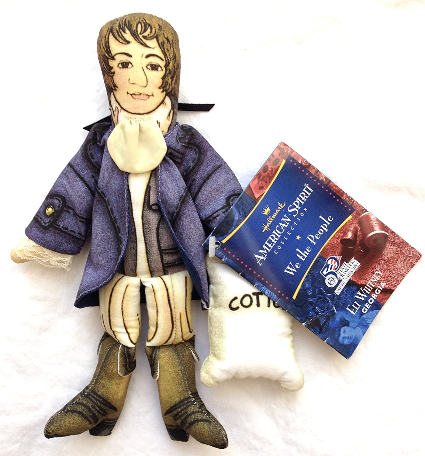 Eli Whitney Doll from Hallmark American Spirit Collection, New and ...