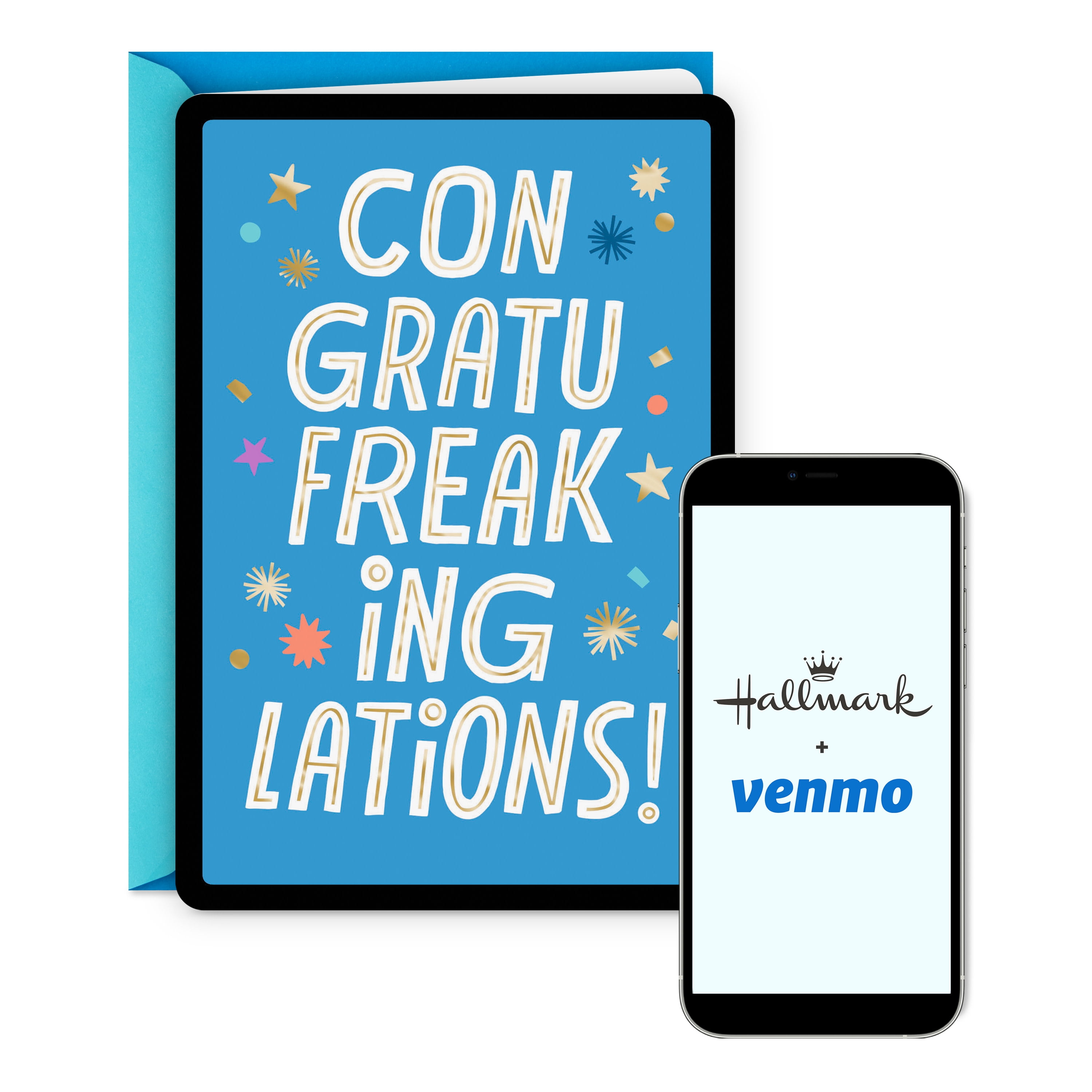 Hallmark And Venmo Congratulations Card (You Freaking Did It) - Walmart.com