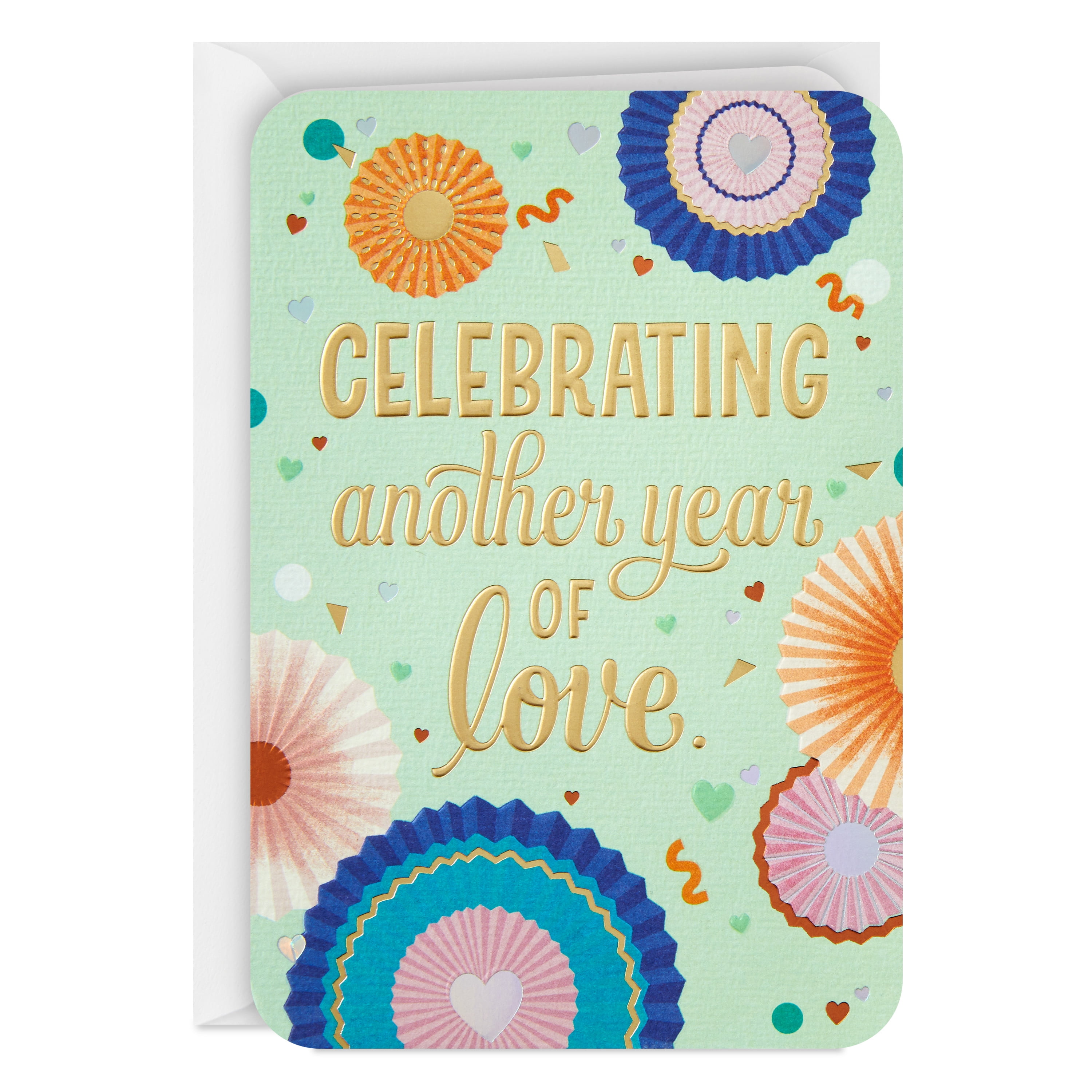 Hallmark Anniversary Greeting Card (Celebrating Another Year of Love ...