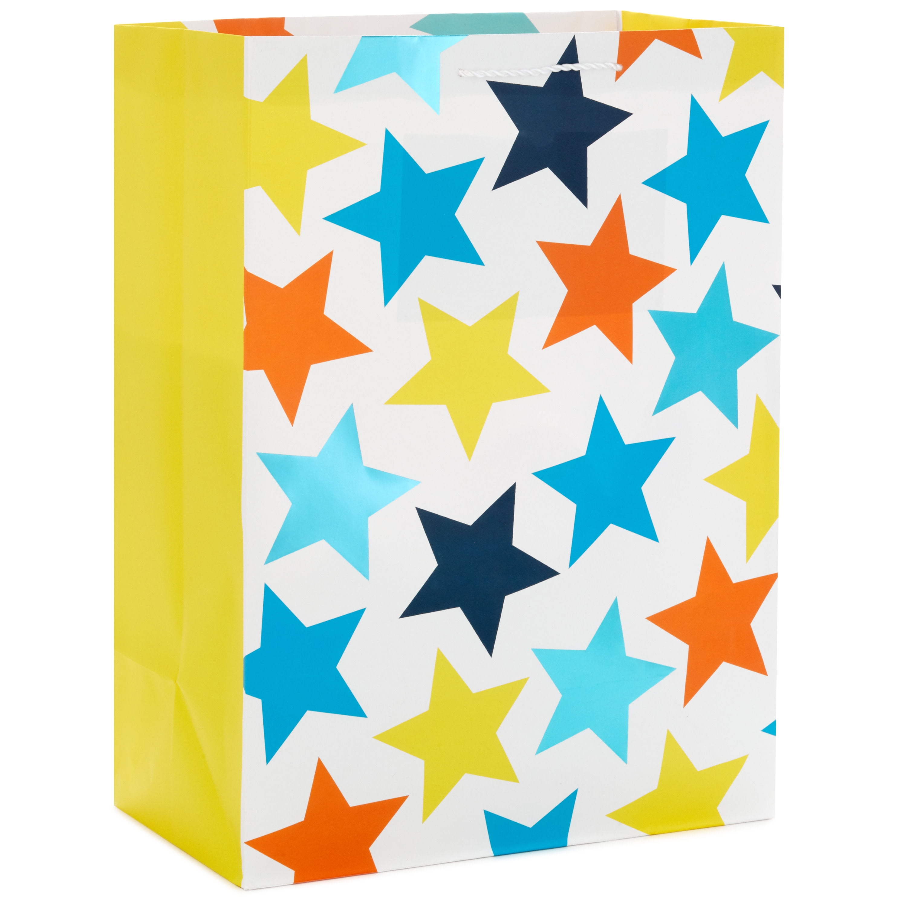 Hallmark Jumbo Gift Bag (Blue, Orange and Yellow Stars) - Walmart.com