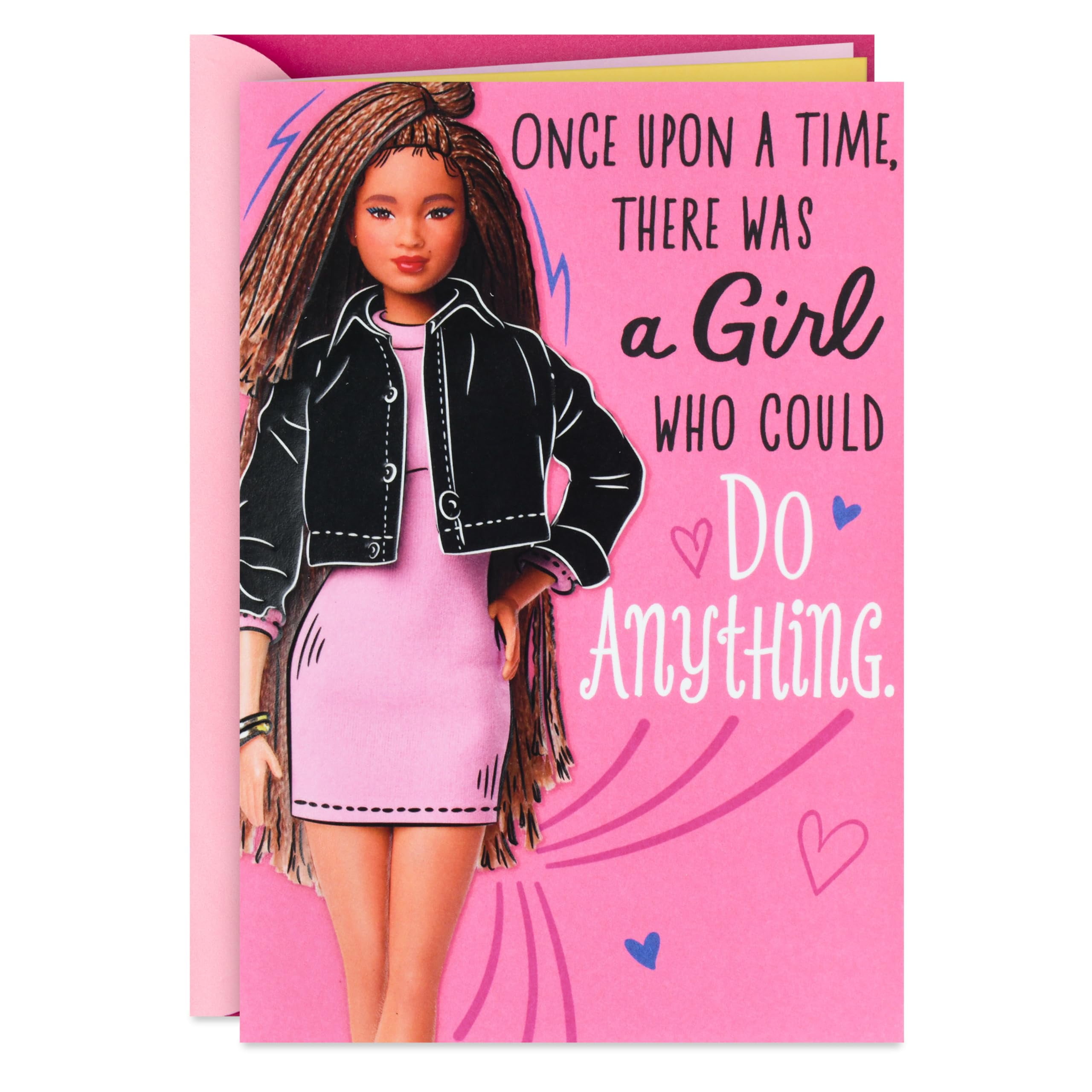 Hallmark Barbie Birthday Card for Girls SMR(Strong, Limitless, Fabulous ...