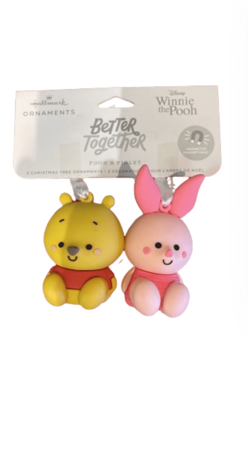 Hallmark Better Together Disney Winnie and Piglet Magnetic Christmas ...