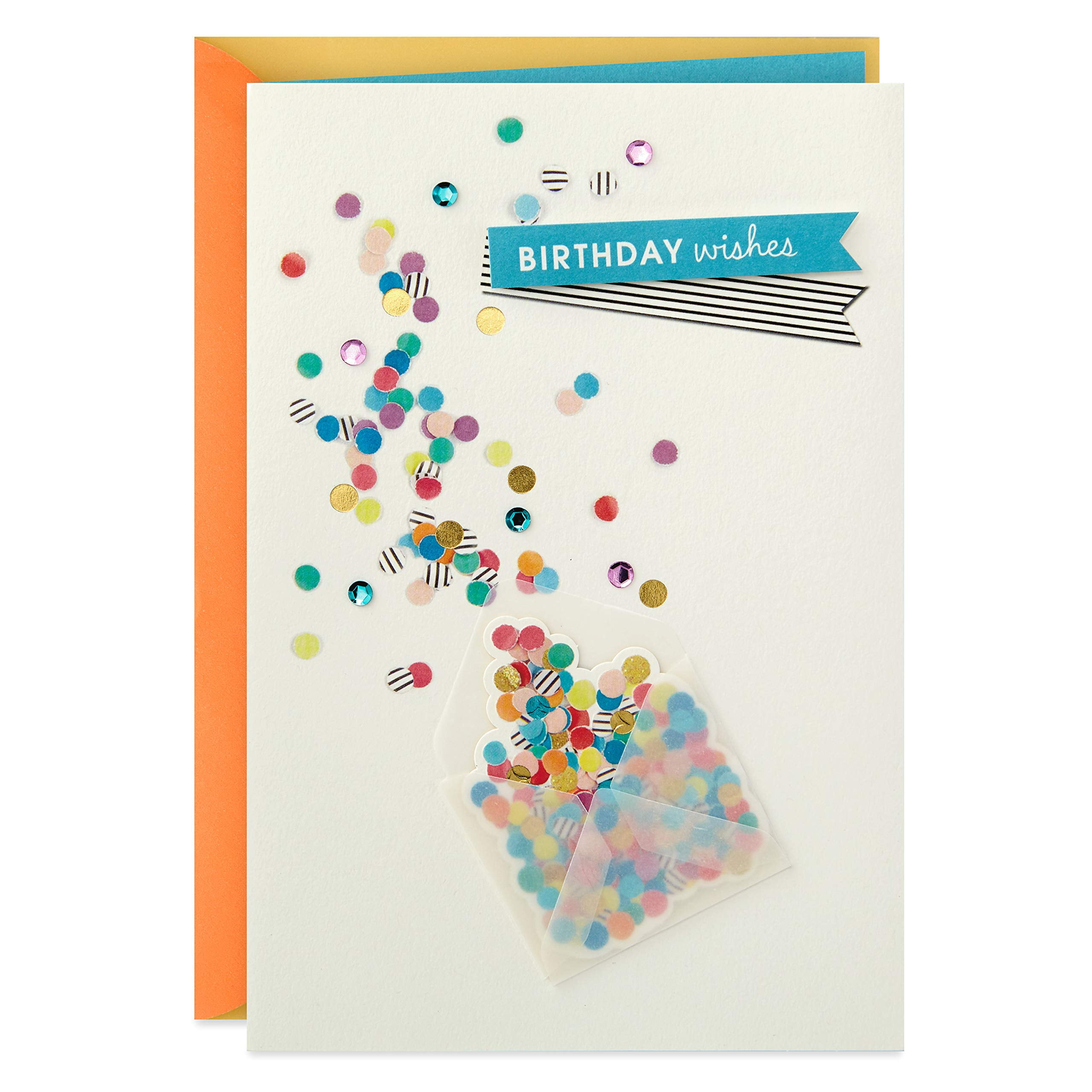 Hallmark Birthday Card (Envelope with Confetti) C21 - Walmart.com