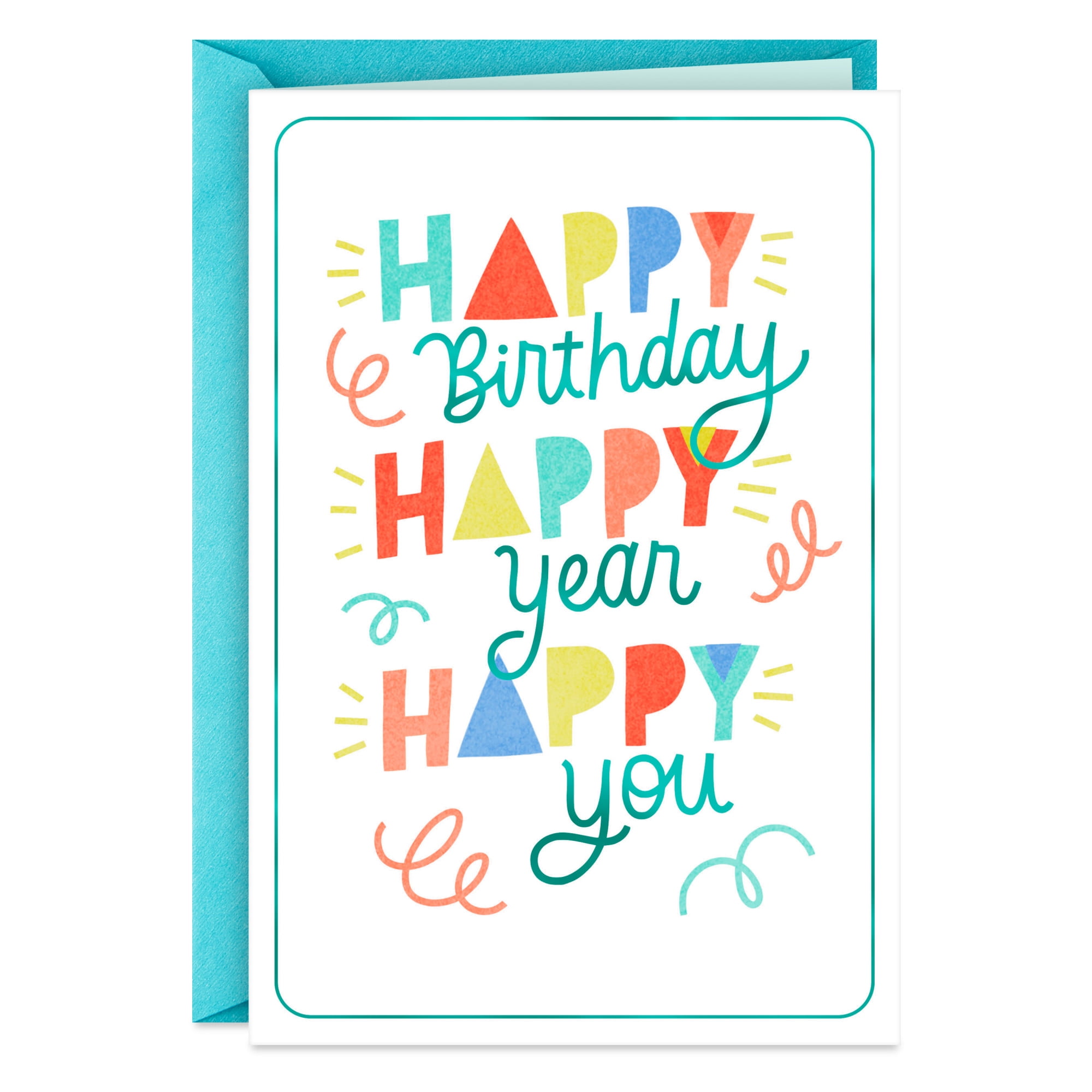 Hallmark Birthday Card (Everything Happy, Hopeful and New) - Walmart.com