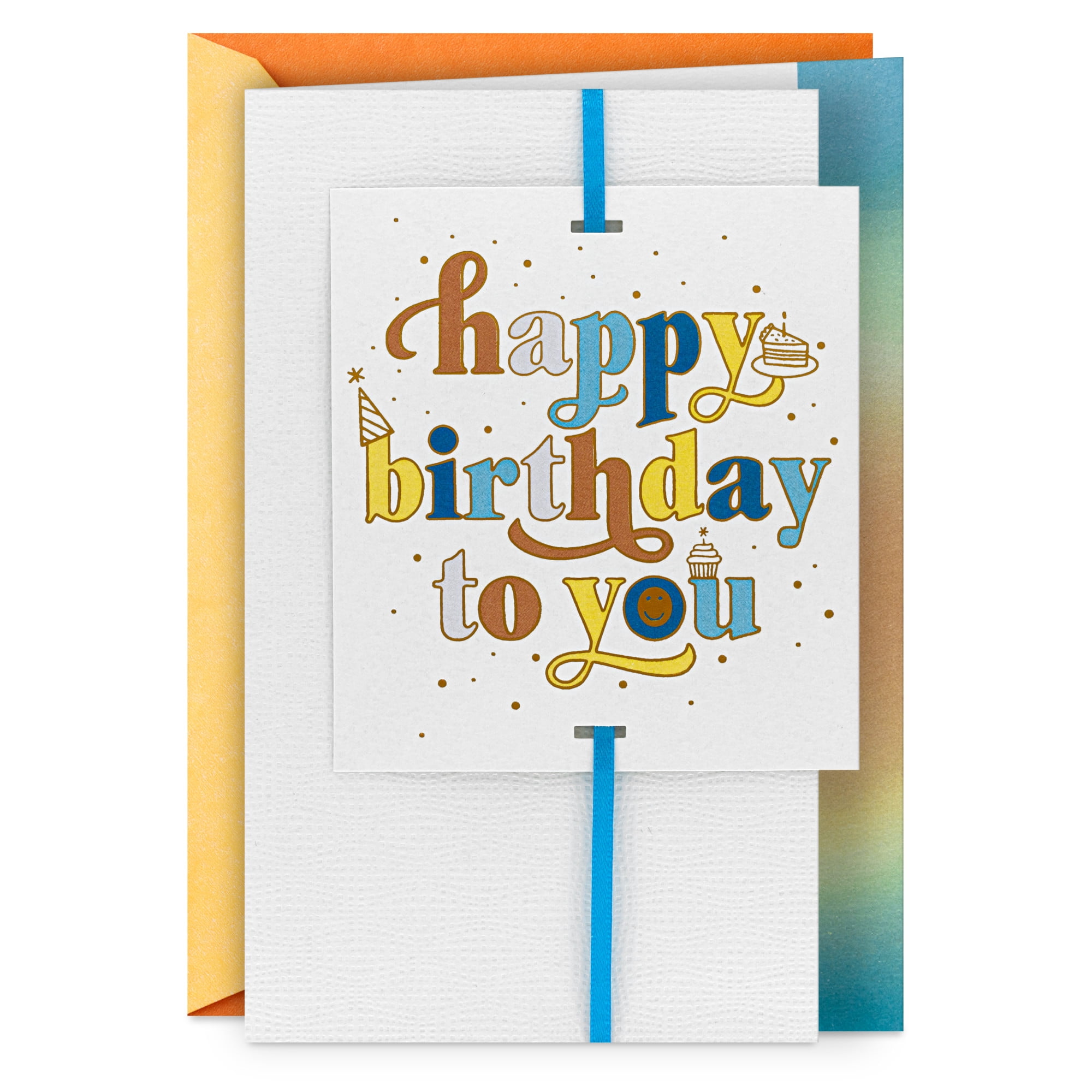 Hallmark Birthday Card (Happy Wishes and Good Vibes) - Walmart.com