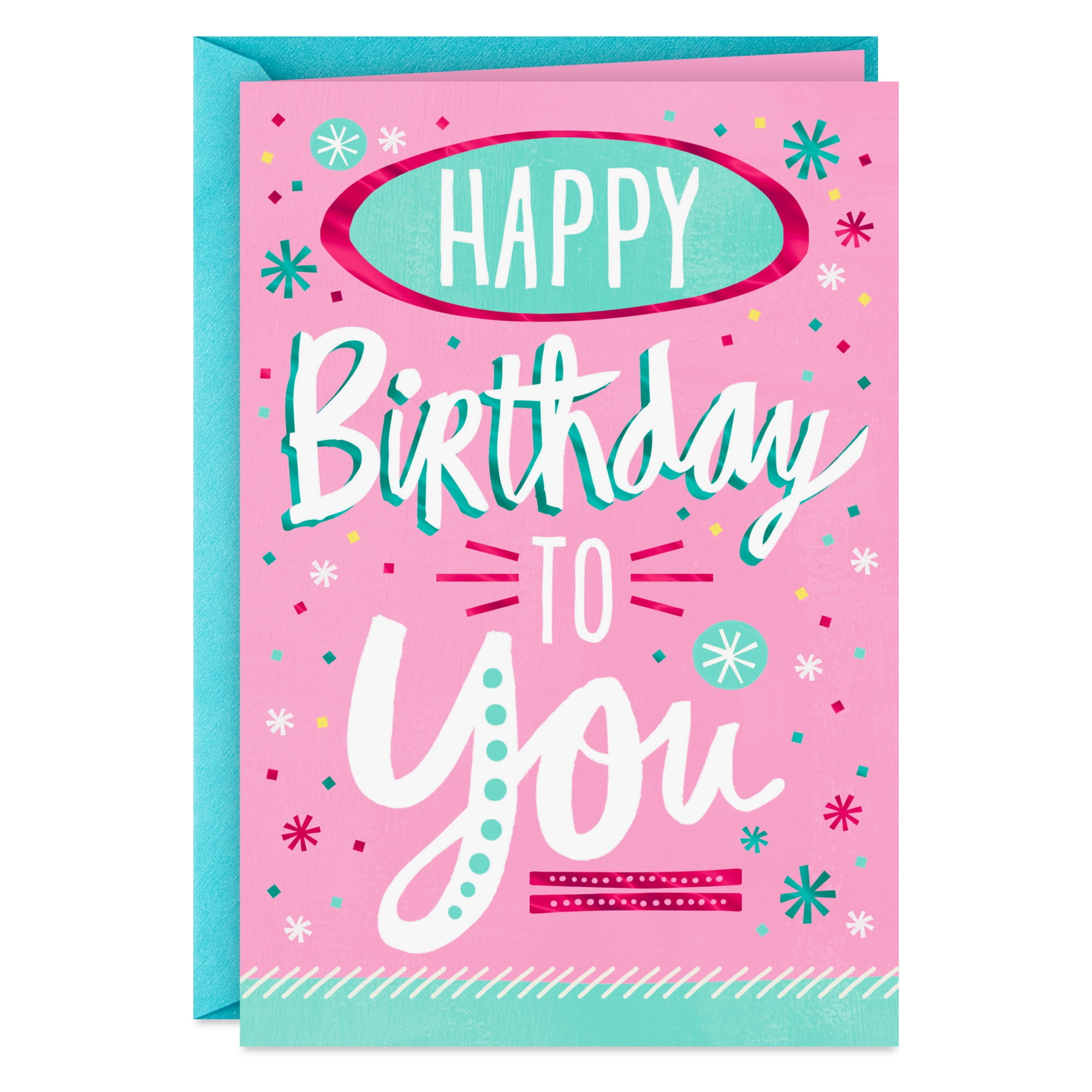 Hallmark Birthday Card (Light Bright Wishes) - Walmart.com