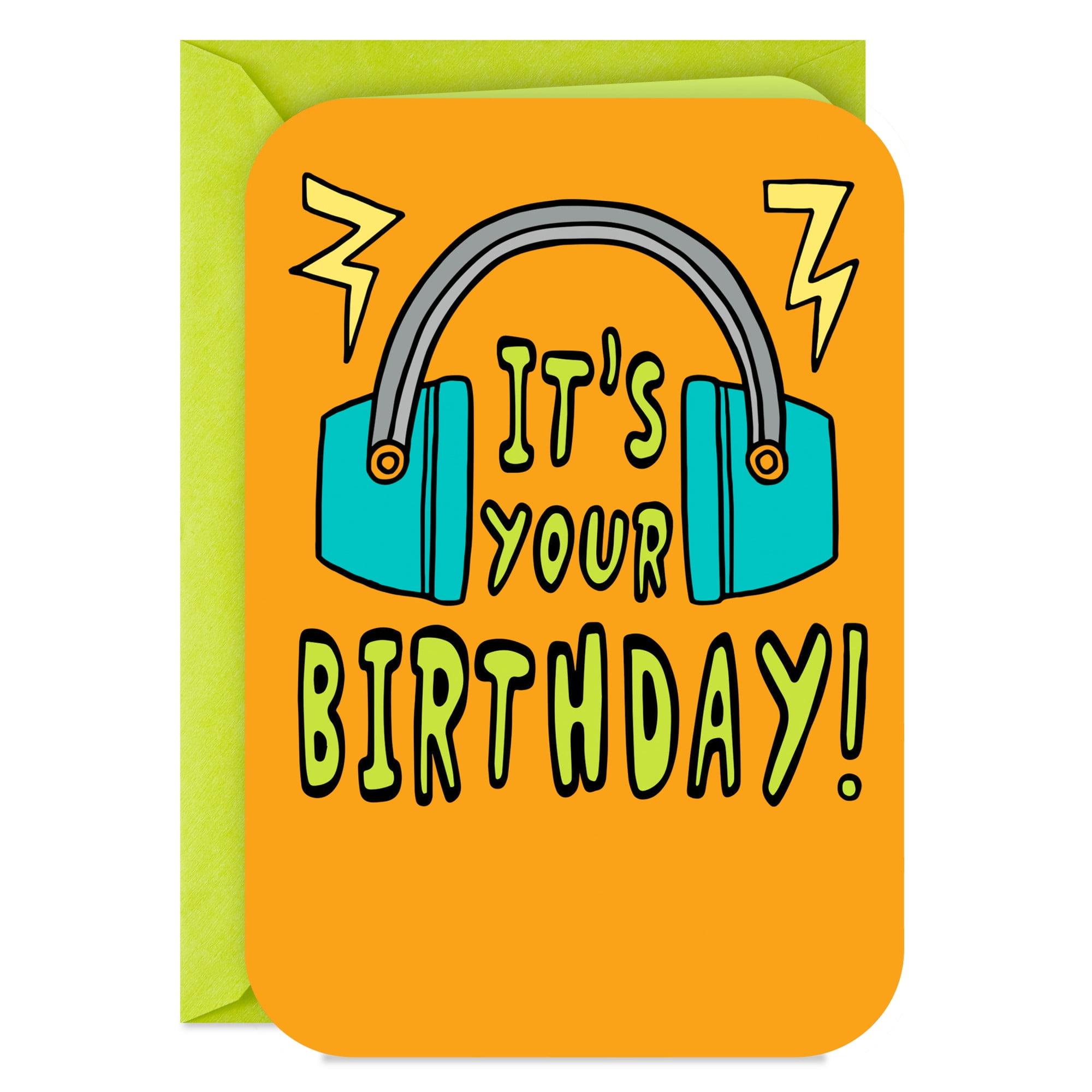 Hallmark Birthday Card (Start Up the Party Playlist) - Walmart.com
