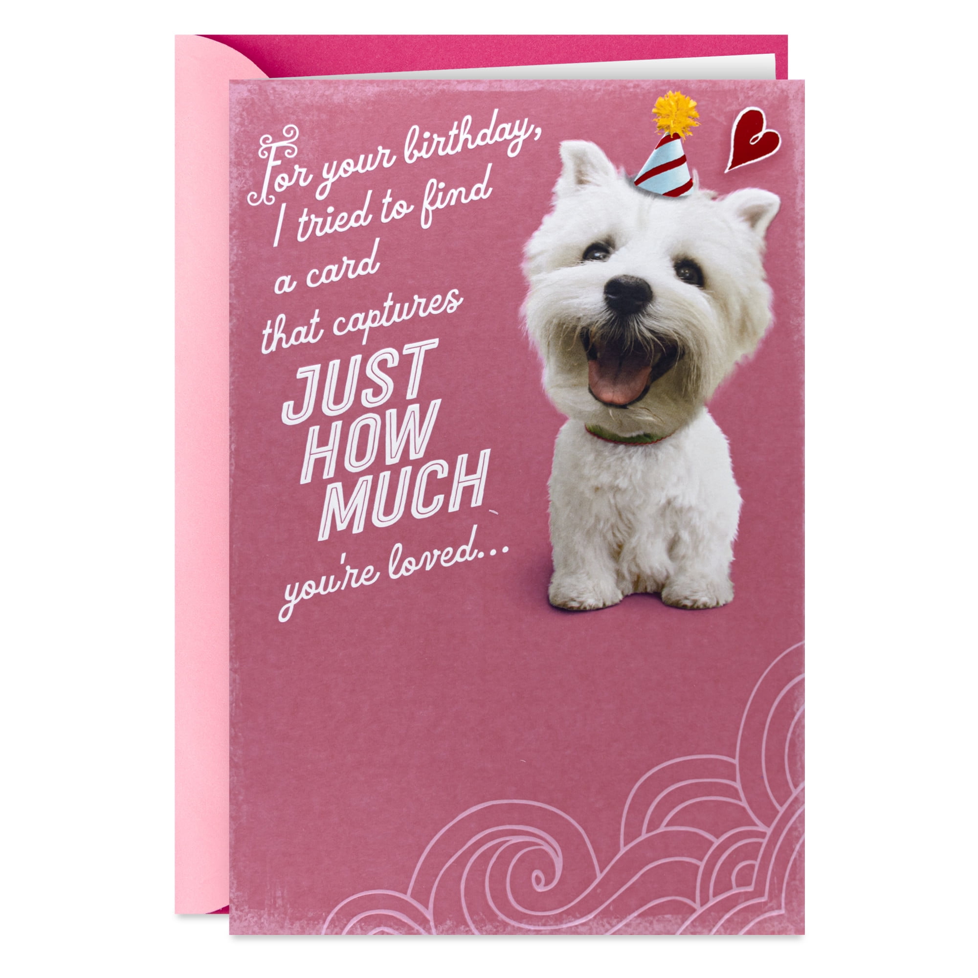 Hallmark Birthday Card (Too Much Love to Hold) - Walmart.com