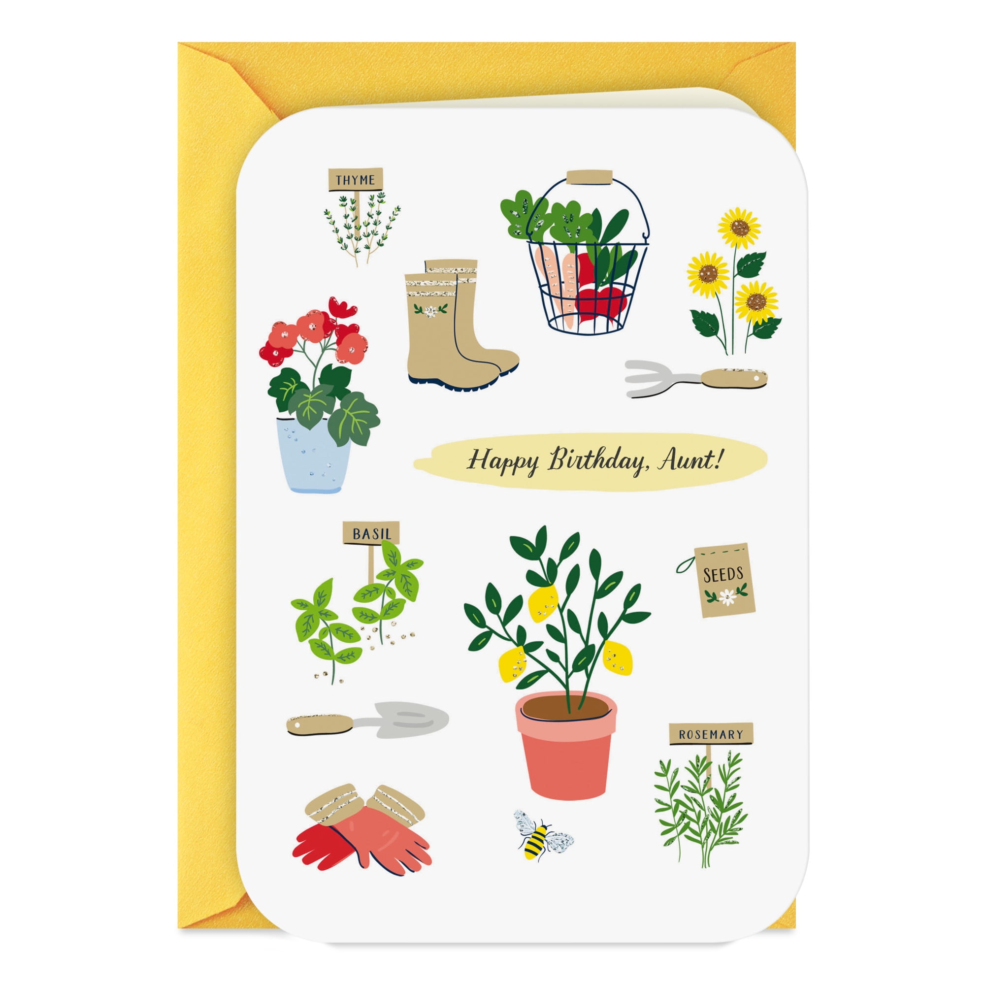 Hallmark Birthday Card for Aunt (Wishing You Warm Smiles) - Walmart.com