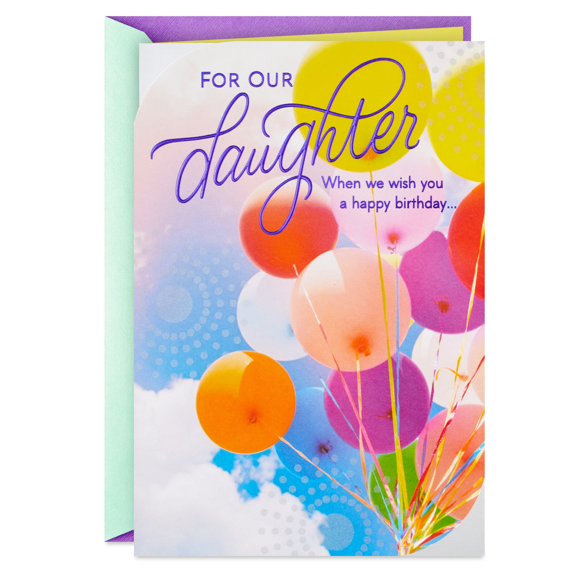 Hallmark Birthday Card for Daughter (Cheering You On) - Walmart.com