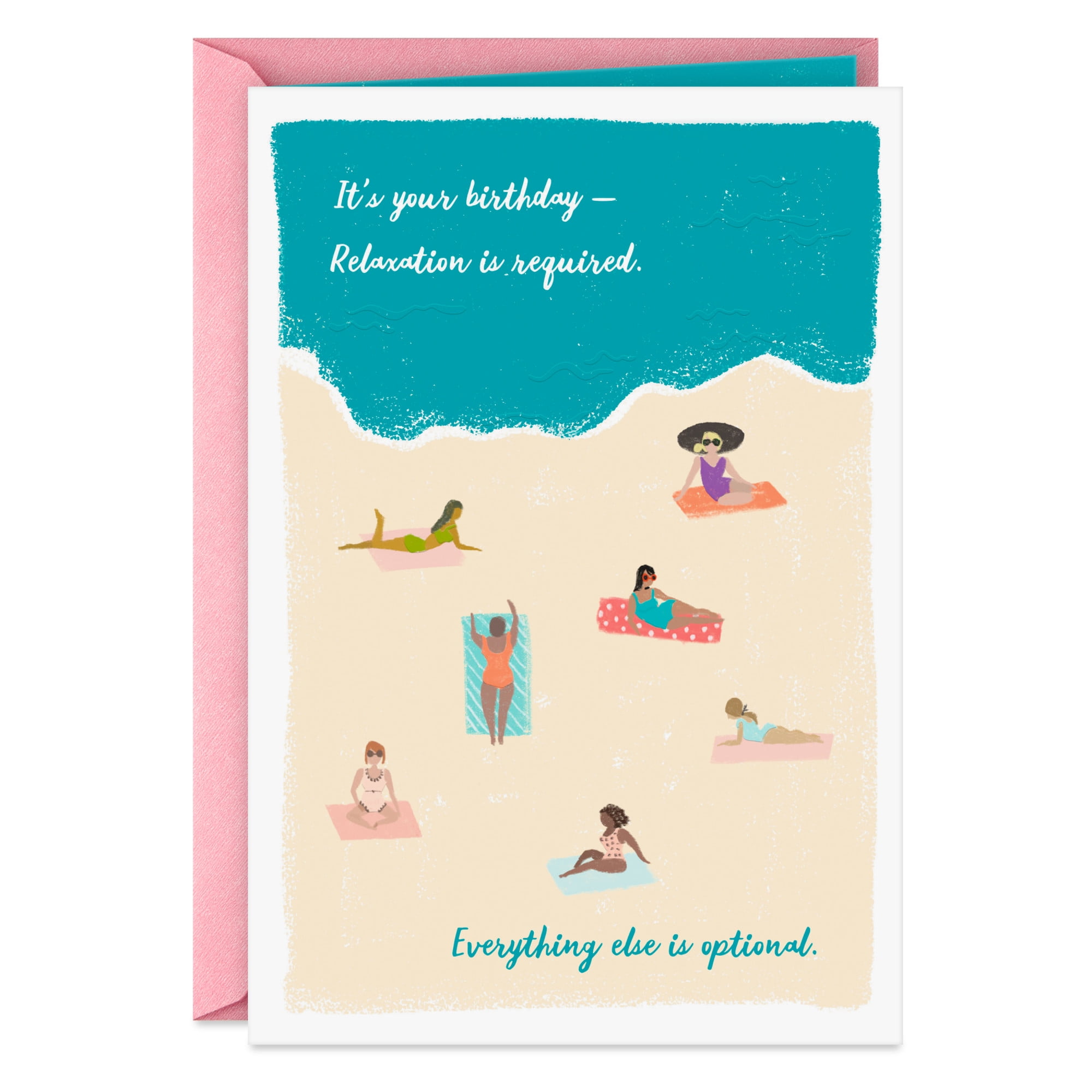 Hallmark Birthday Card for Her (Relaxation Required) - Walmart.com