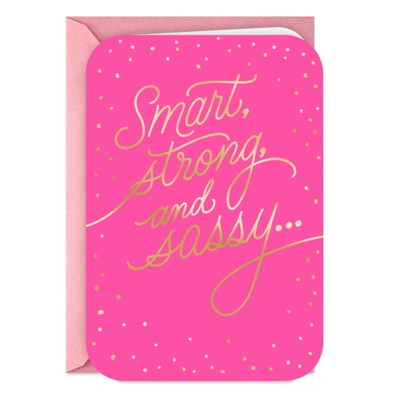 Hallmark Birthday Card for Her (Smart Strong & Sassy) - Walmart.com