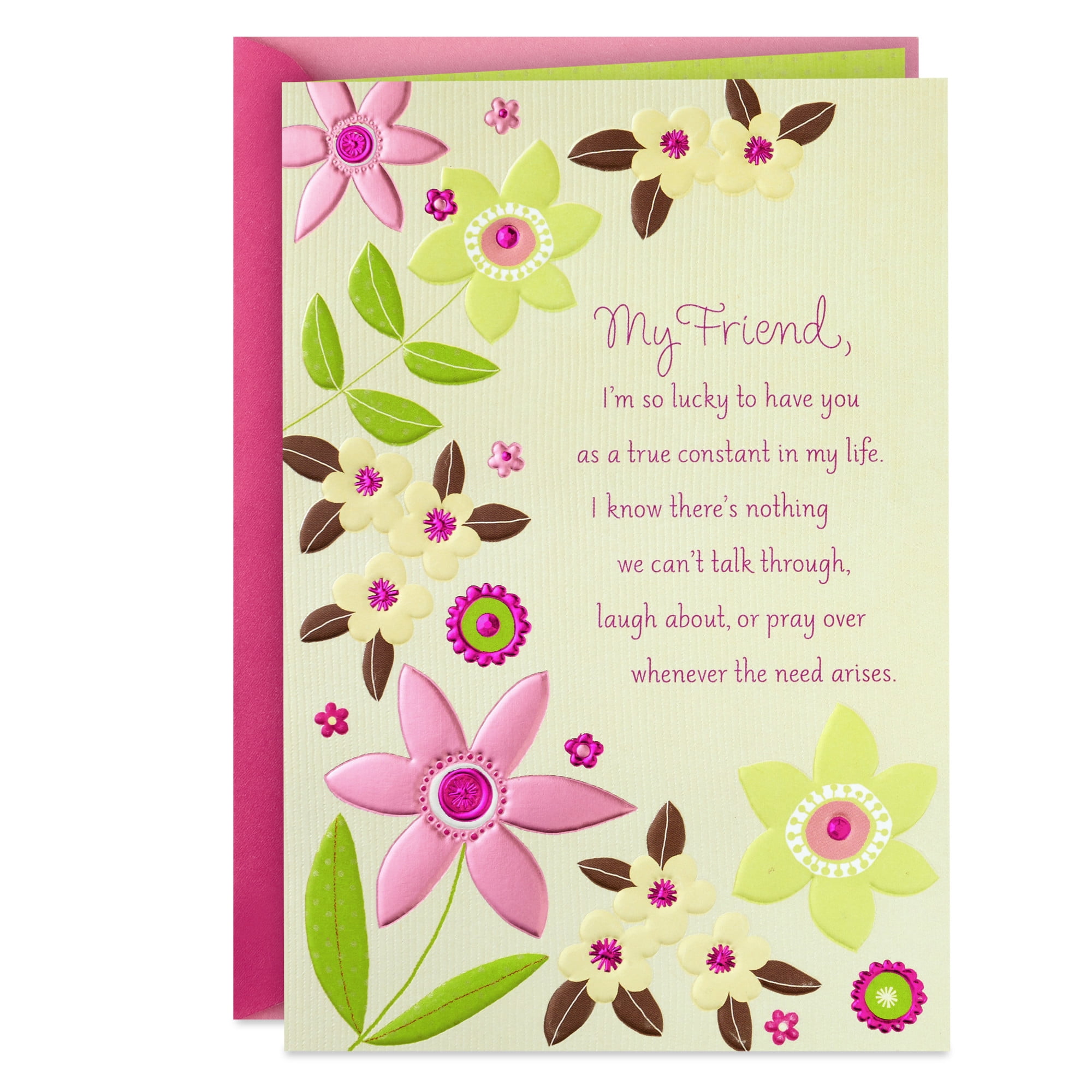 Hallmark Birthday Card for Her (So Lucky to Have a Friend Like You ...