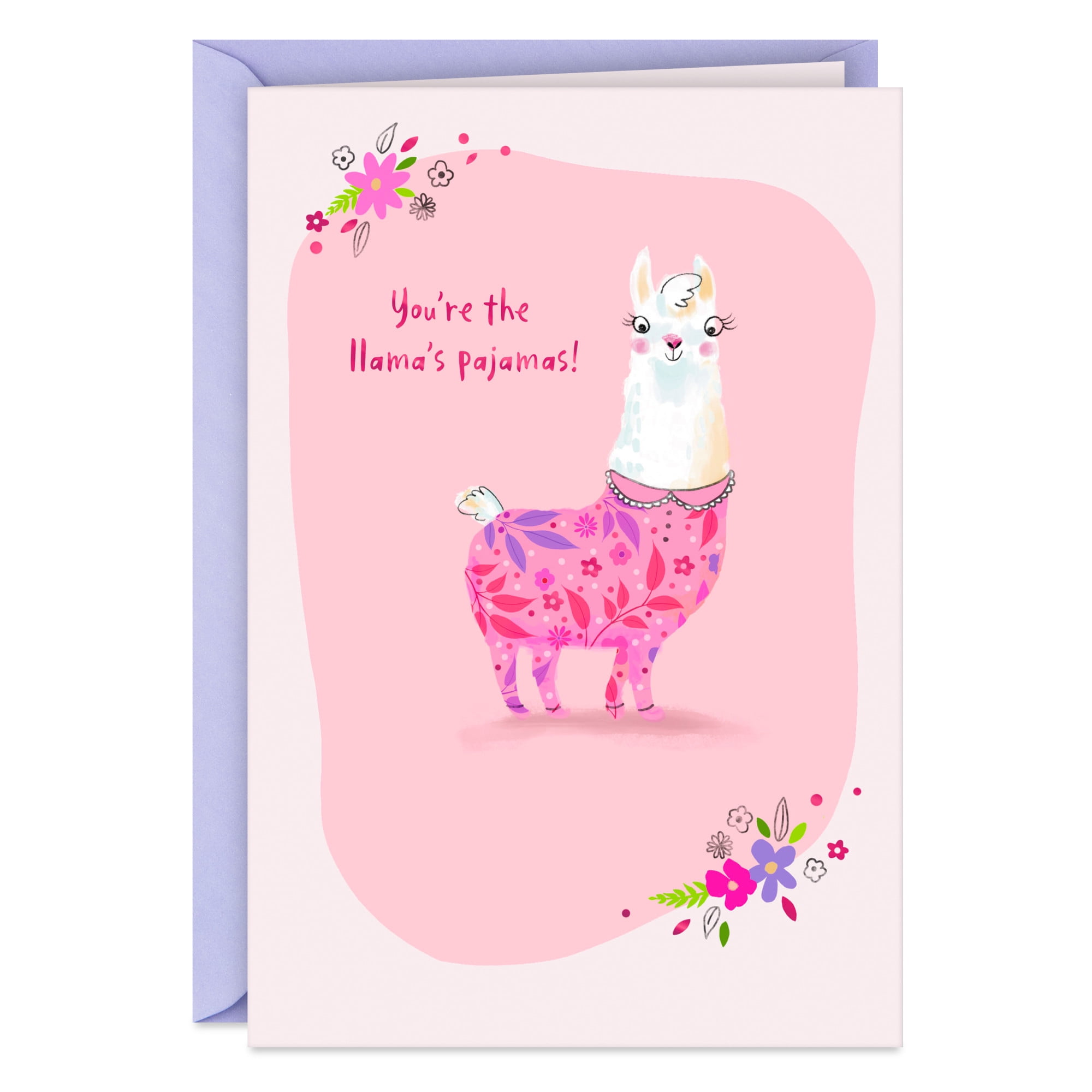 Hallmark Birthday Card for Kid (You're the Llama's Pajamas) - Walmart.com