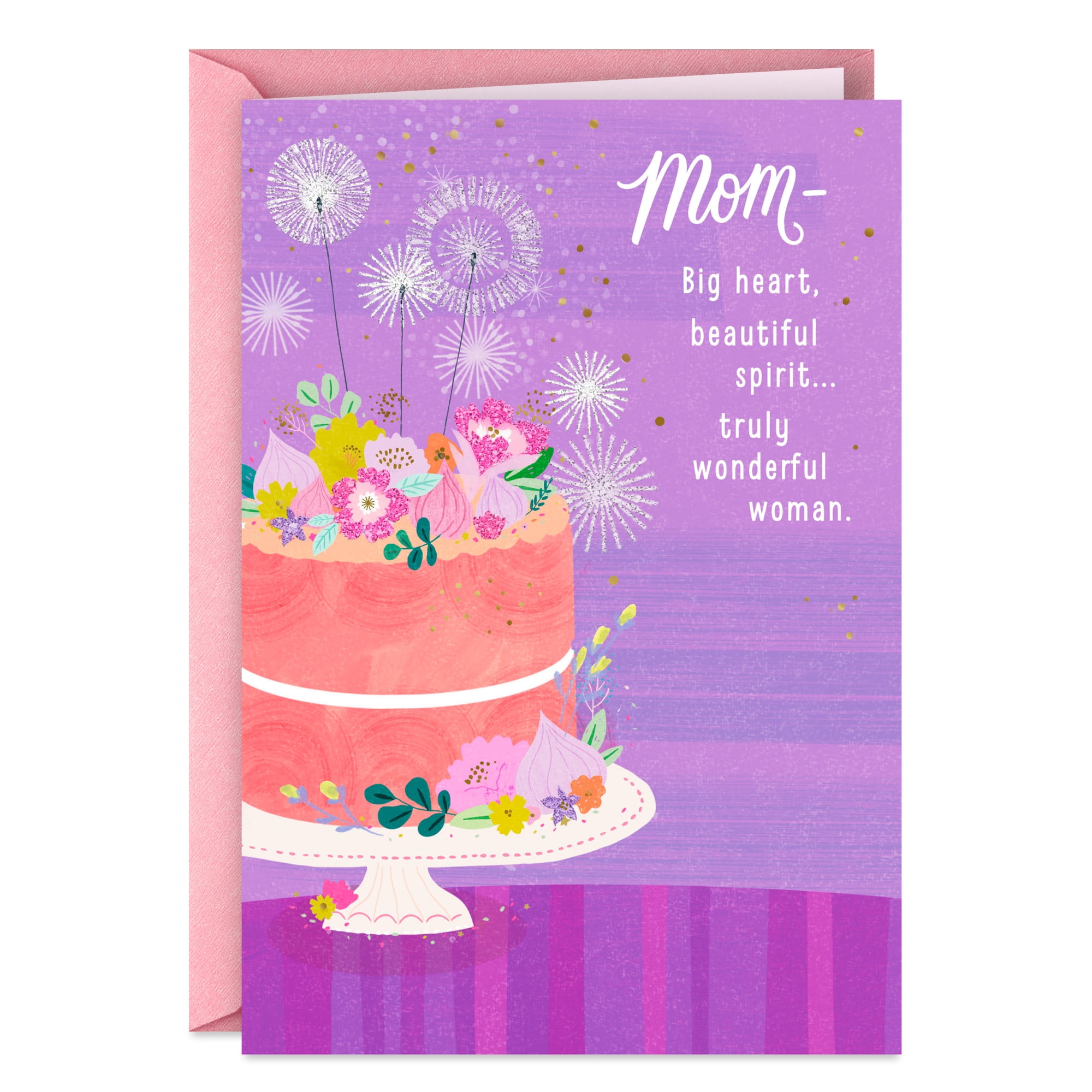 Hallmark Sentimental Studios A Hmk Co. Birthday Card For Mother - Cake ...