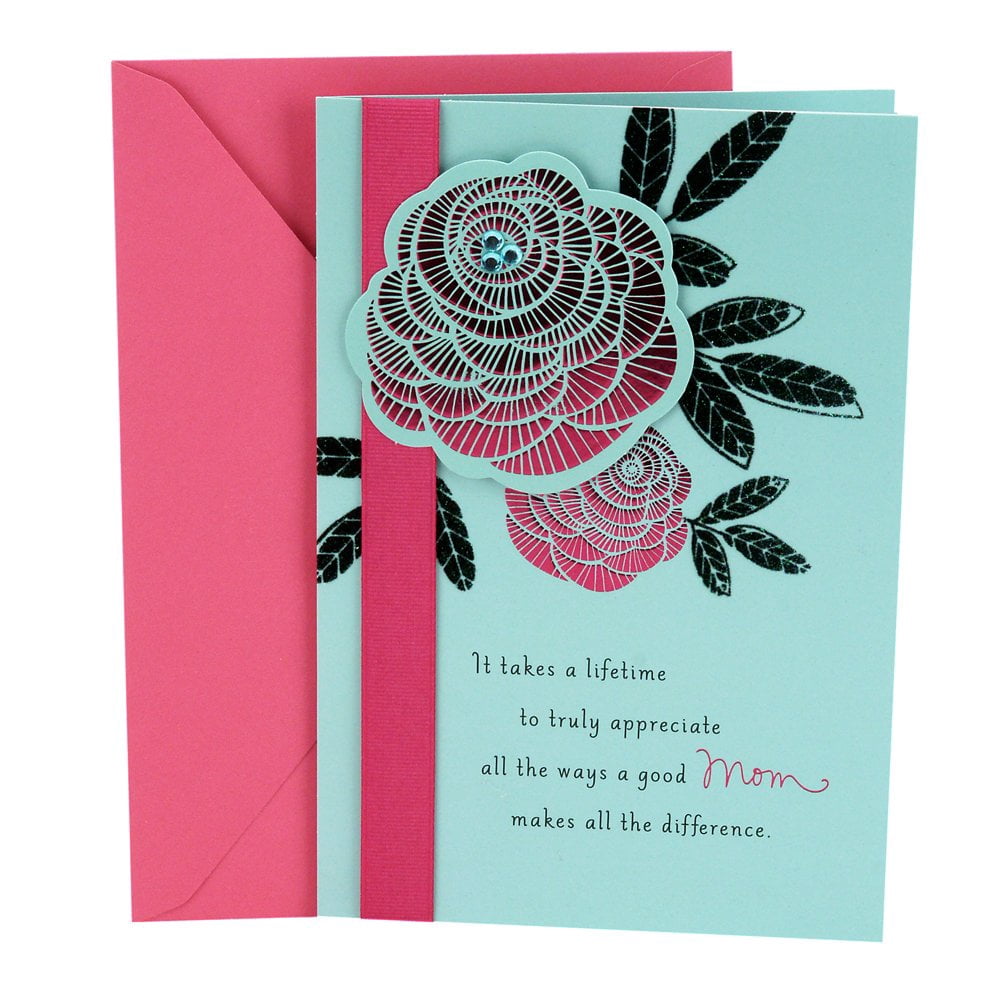 Hallmark Birthday Card for Mom (Thank You, Mom) SF1 - Walmart.com