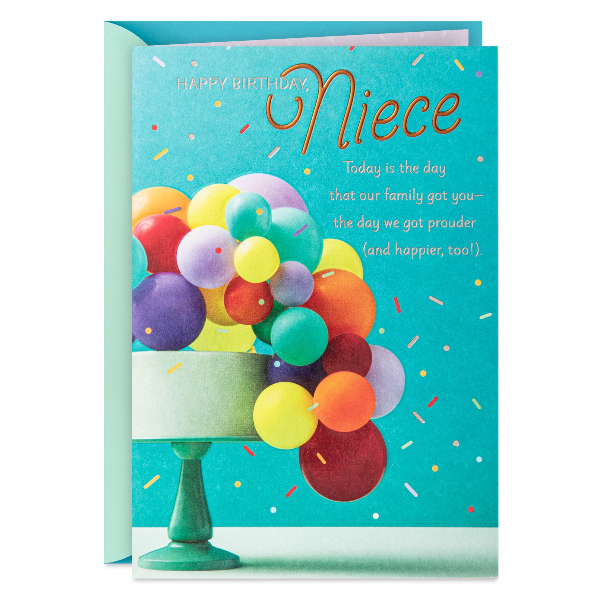 Hallmark Birthday Card for Niece (Lucky to Know You) - Walmart.com
