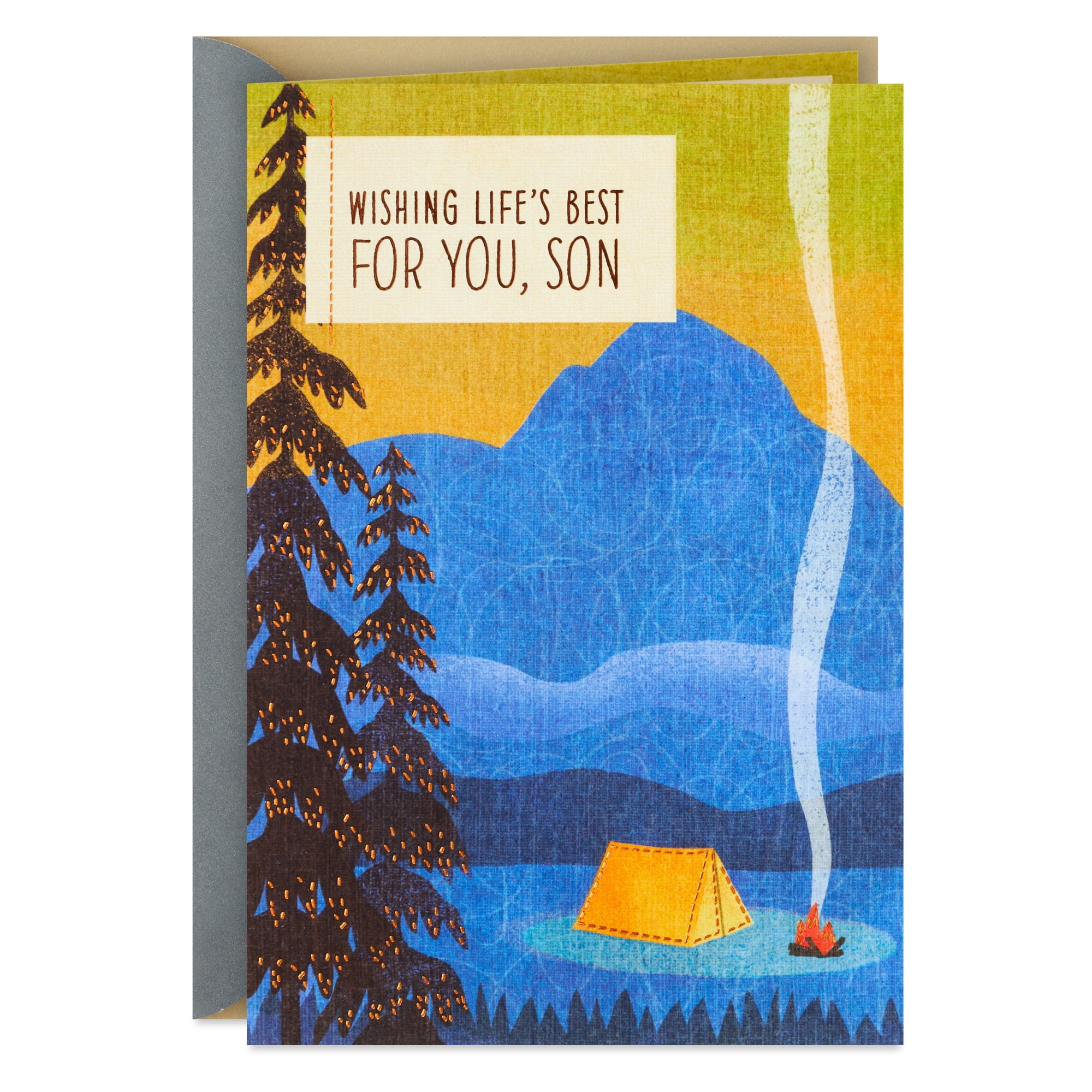 Hallmark Birthday Card for Son (Wishing Life's Best for You) - Walmart.com
