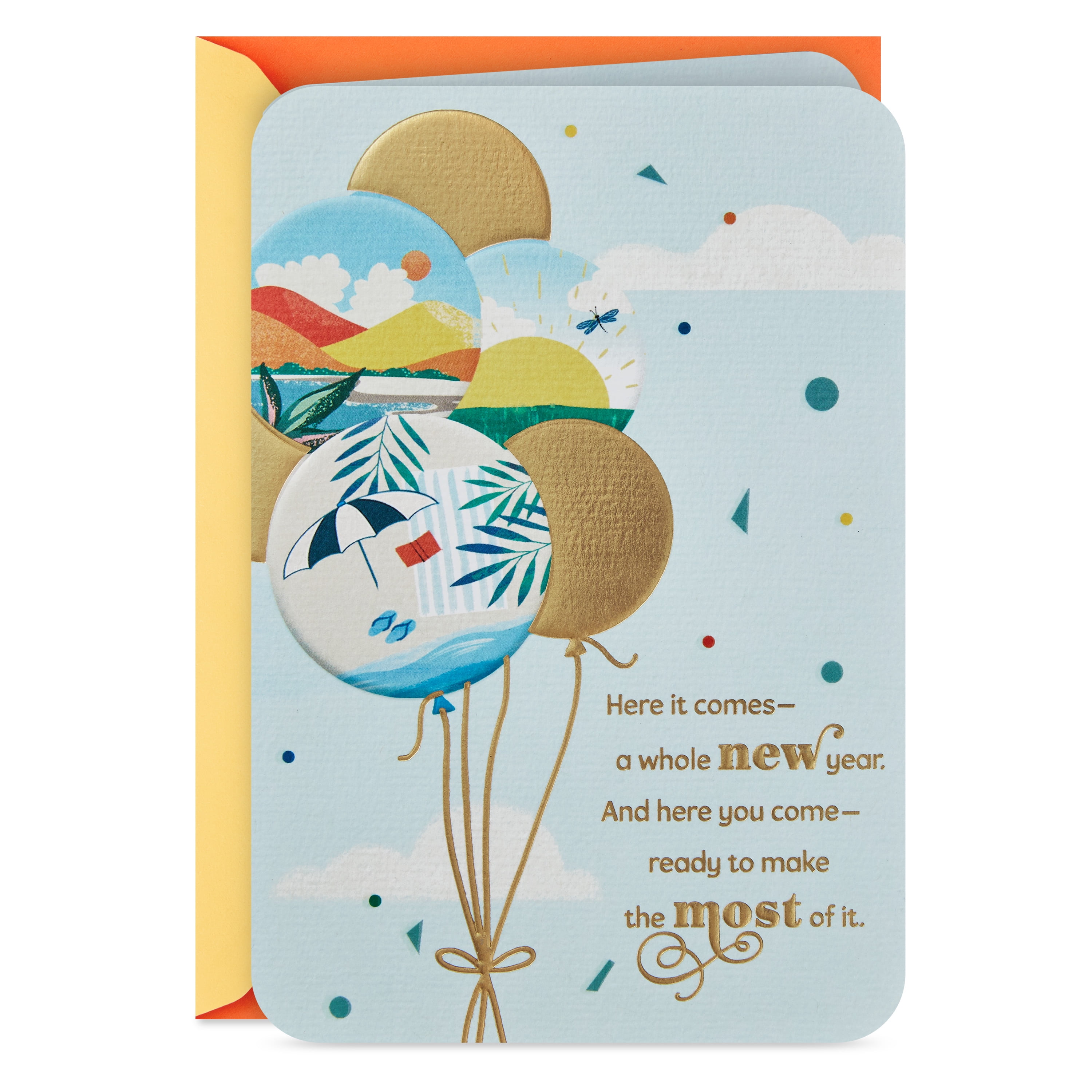 Hallmark Birthday Greeting Card (Wishes for Good Times Ahead) - Walmart.com