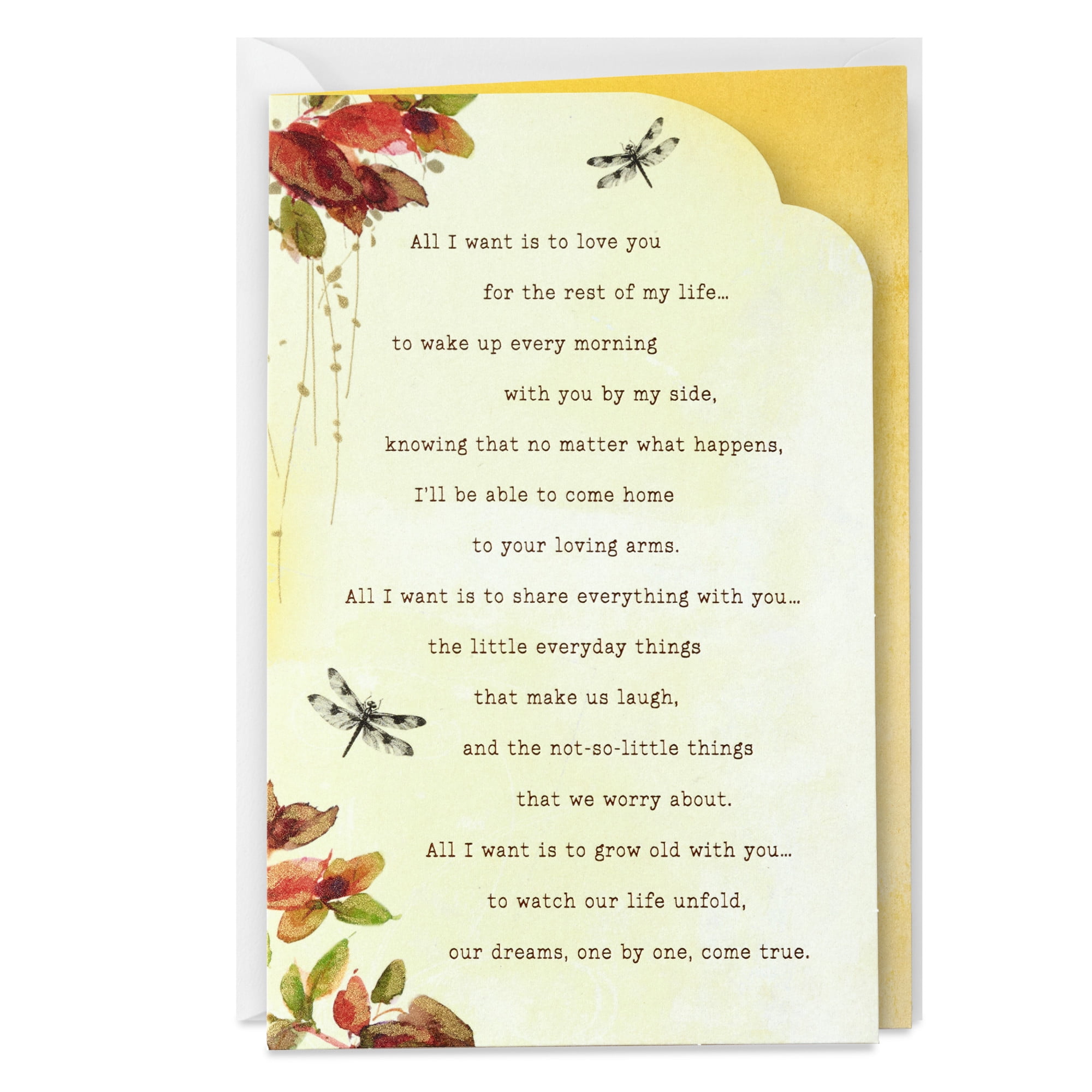 Hallmark Romantic Love Card (Love You Forever) - Walmart.com