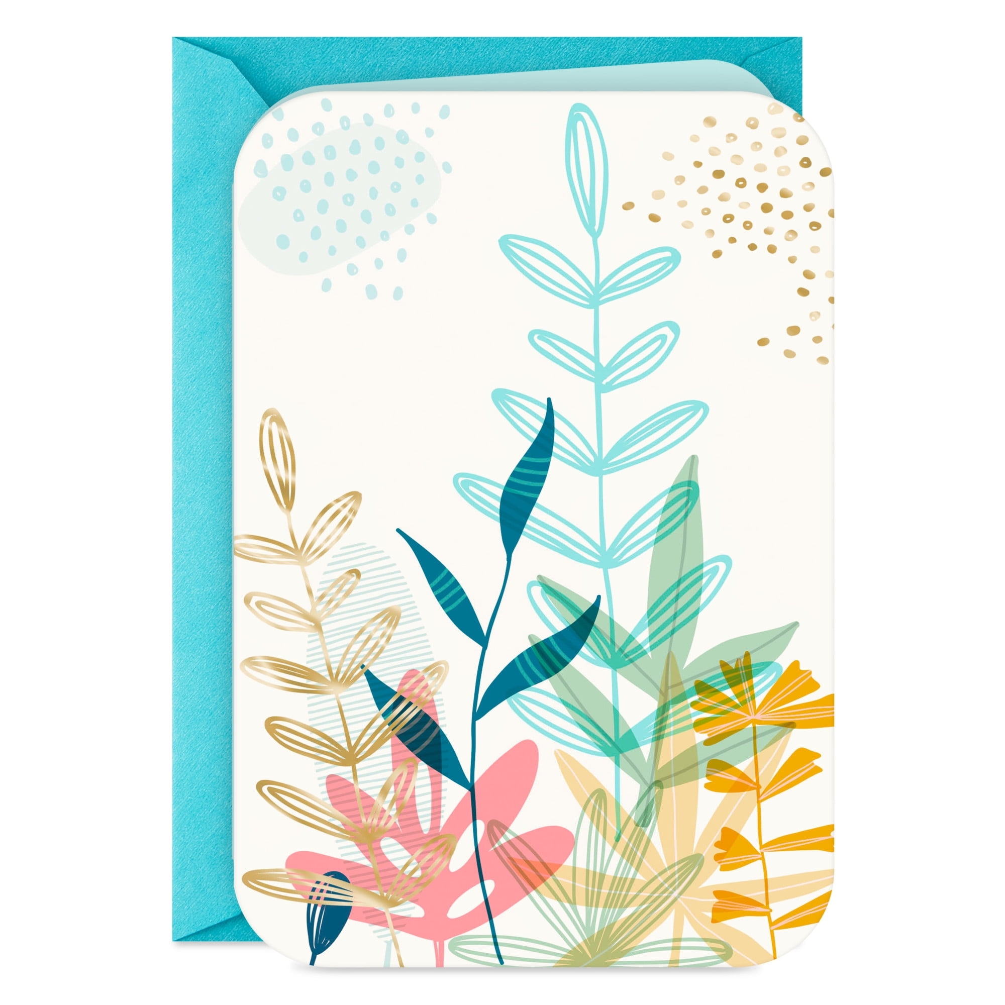 Hallmark Blank Card (Creative Colorful Leaves) - Walmart.com