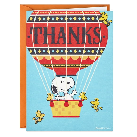 Thank You Snoopy Greeting Cards