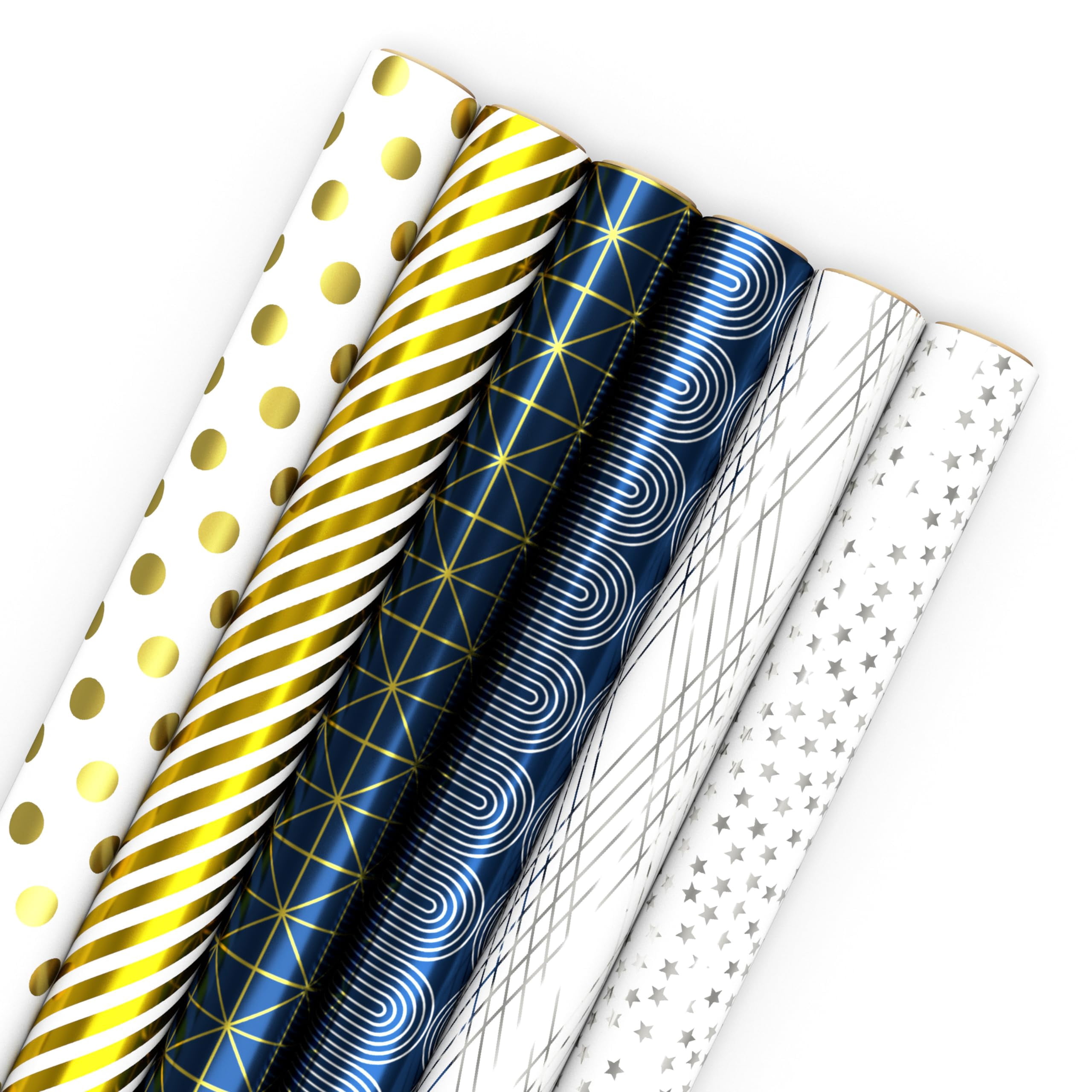 Hallmark Bulk Wrapping Paper JKF25 Rolls for Birthday, Wedding ...
