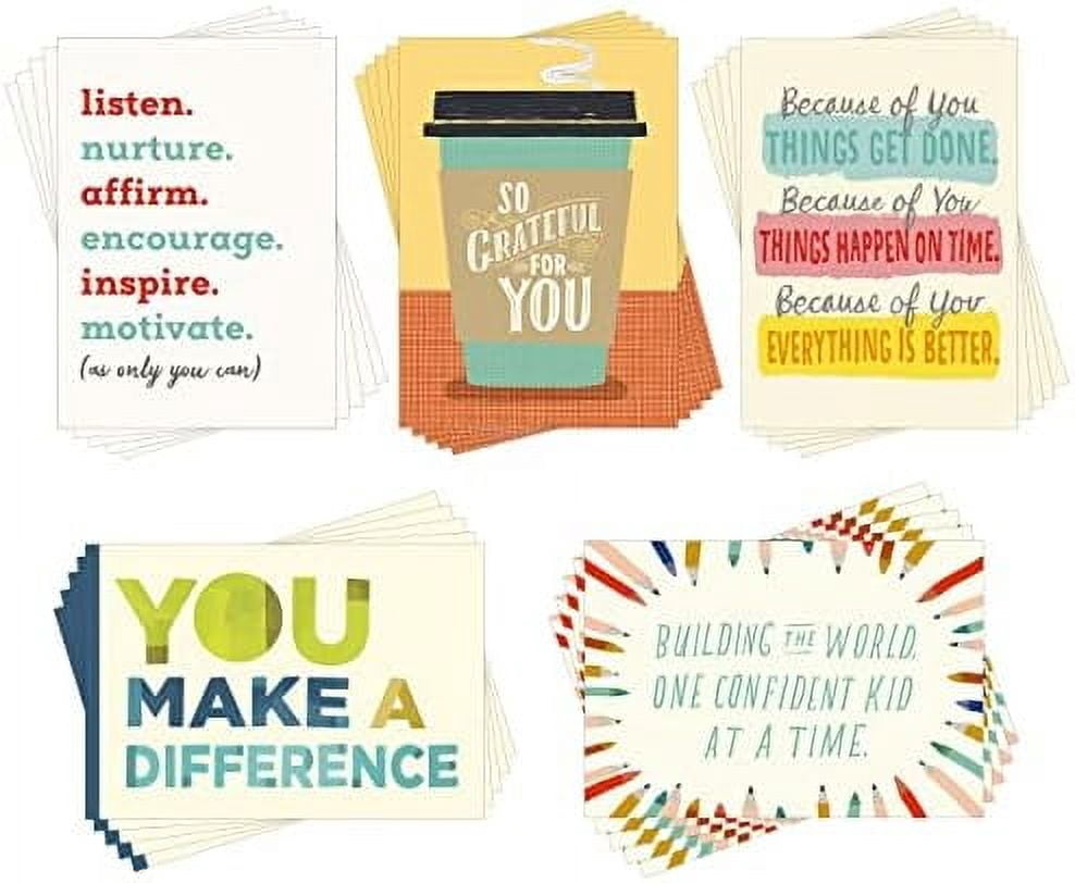 Hallmark Business (25 Pack) Assorted Teacher Appreciation Cards ...