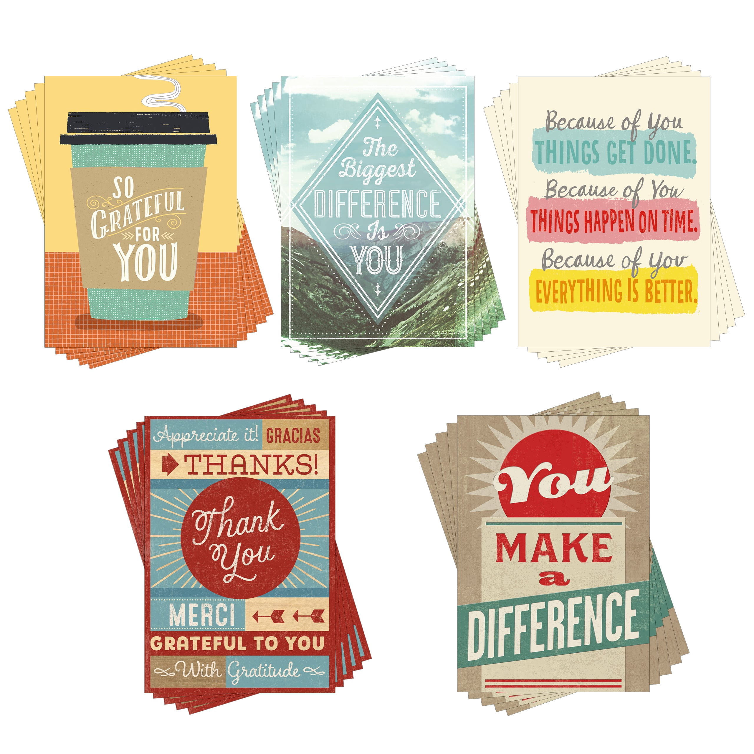 Hallmark Business Bulk Assorted Employee Appreciation Cards (Star ...