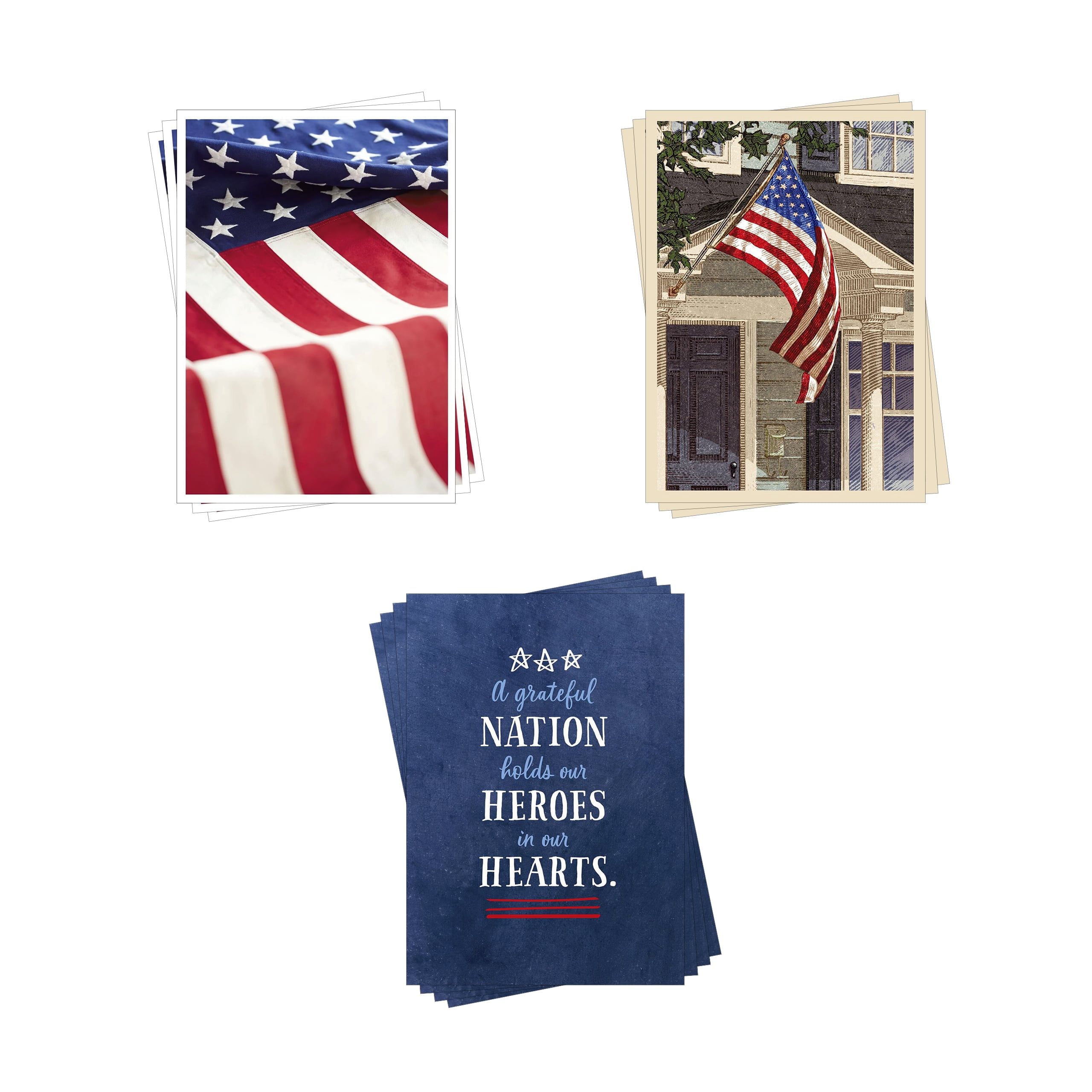 Hallmark Business Bulk Assorted Patriotic Appreciation Cards (Heroes in ...