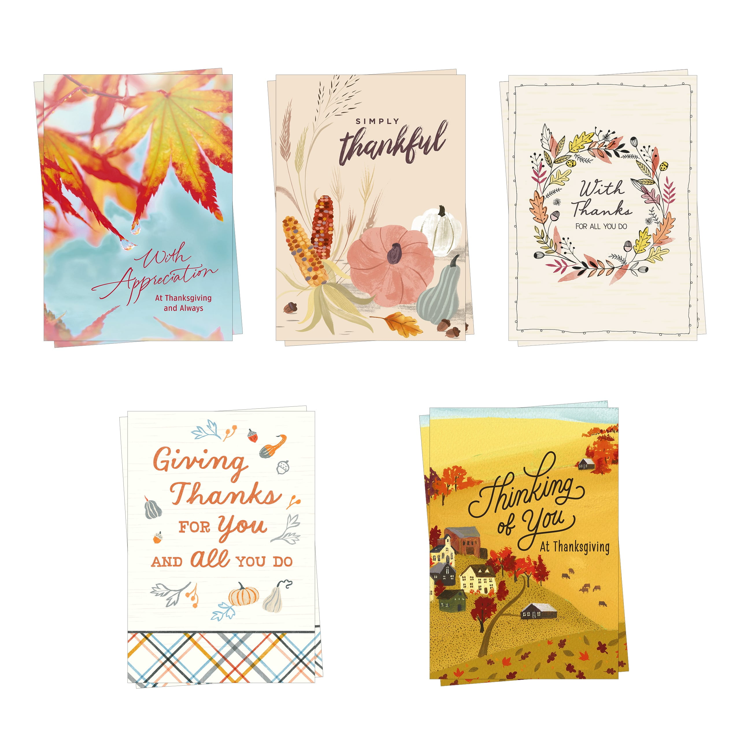 Hallmark Business Bulk Assorted Thanksgiving Cards (Appreciation ...