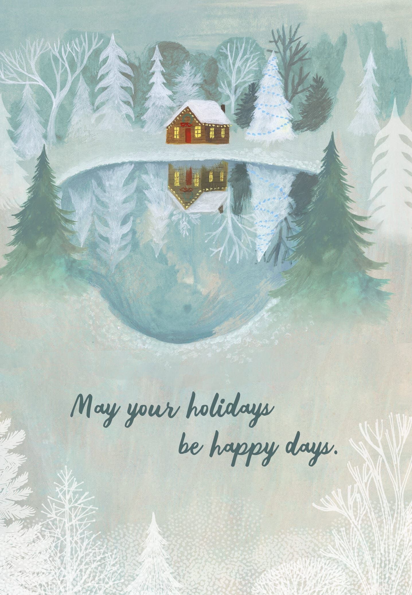 Hallmark Business Bulk Happy Holidays Appreciation Cards (Cabin Pond ...