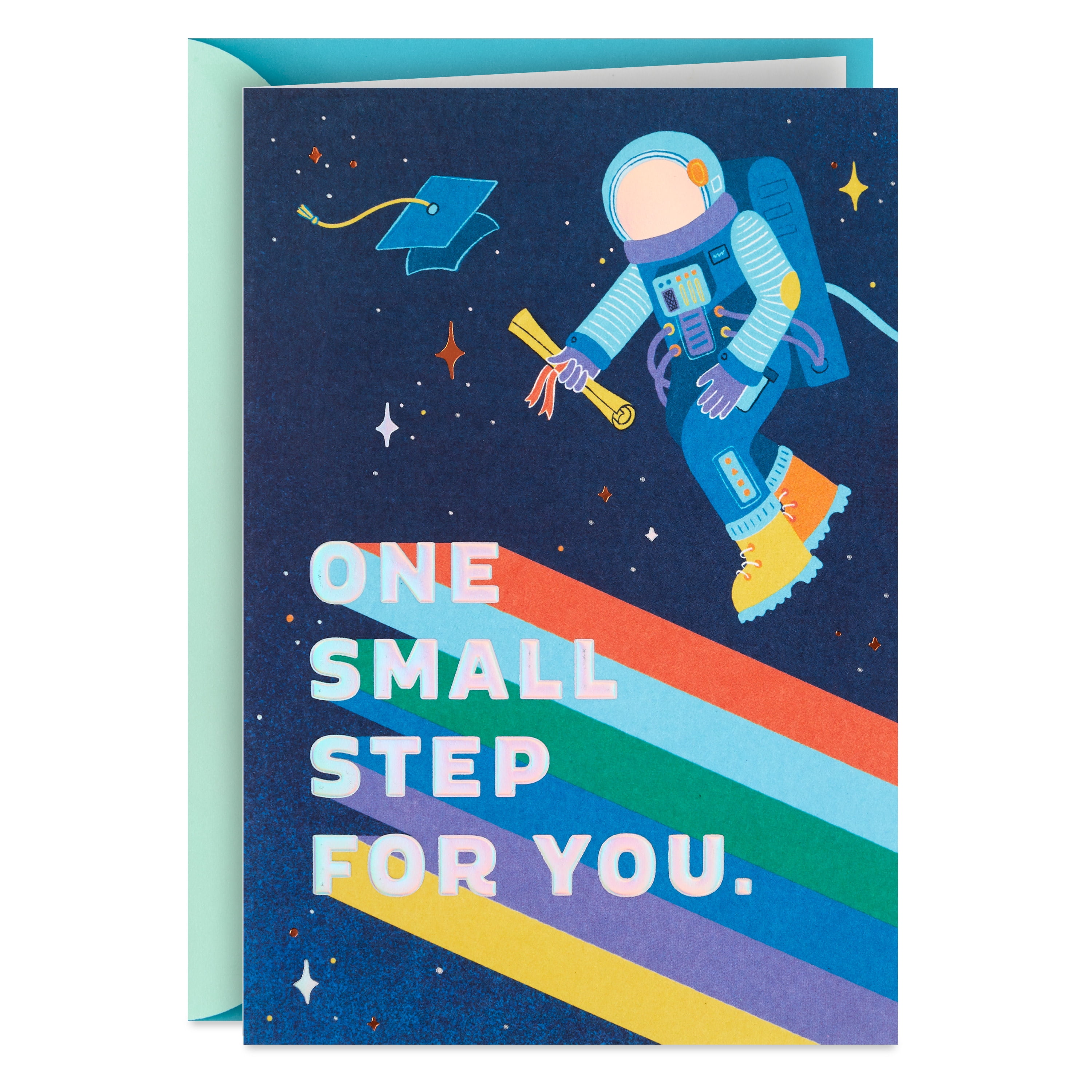 Hallmark Graduation Greeting Card (One Giant Leap Into Your Future ...