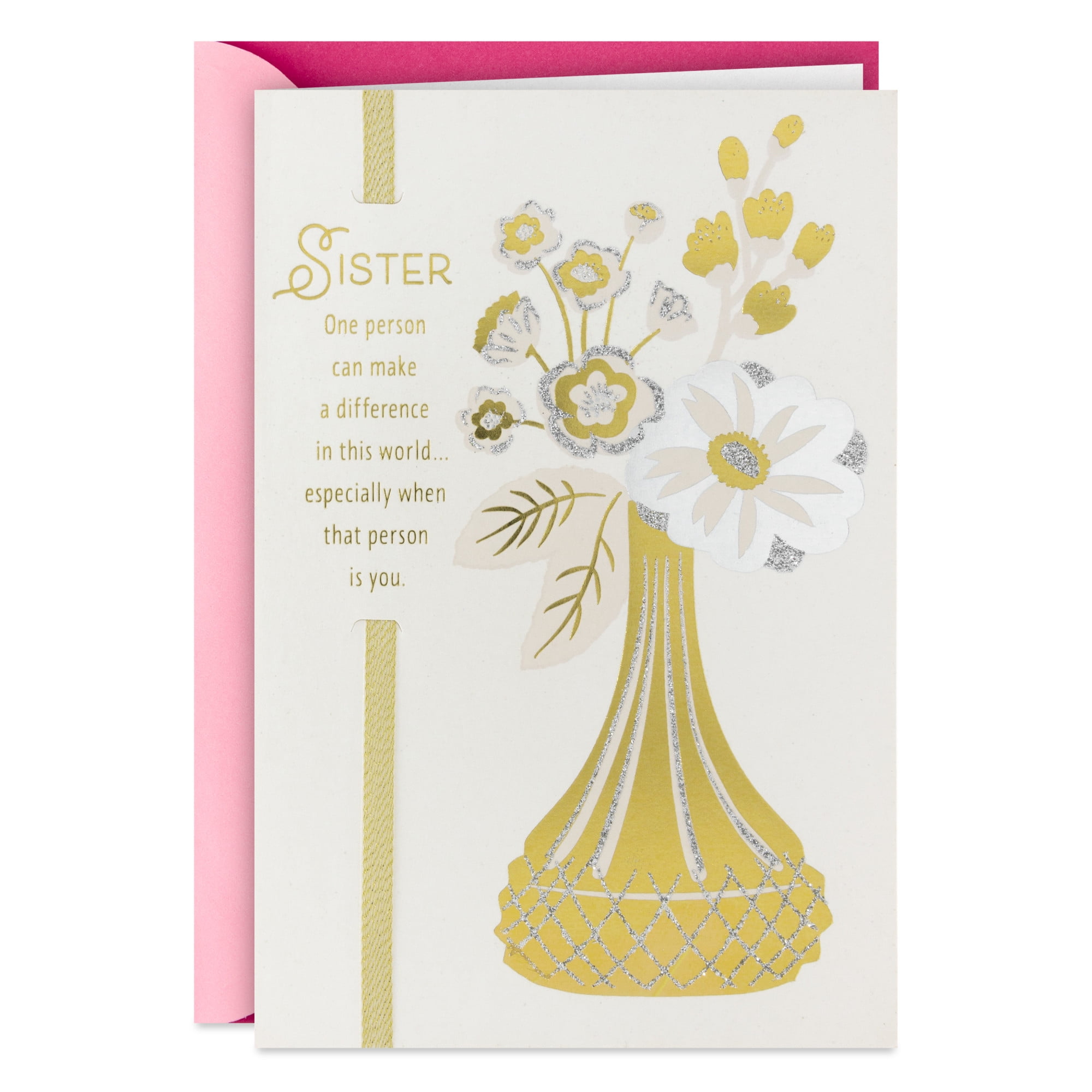 Hallmark Birthday Card for Sister (Your Goodness Makes a Difference ...