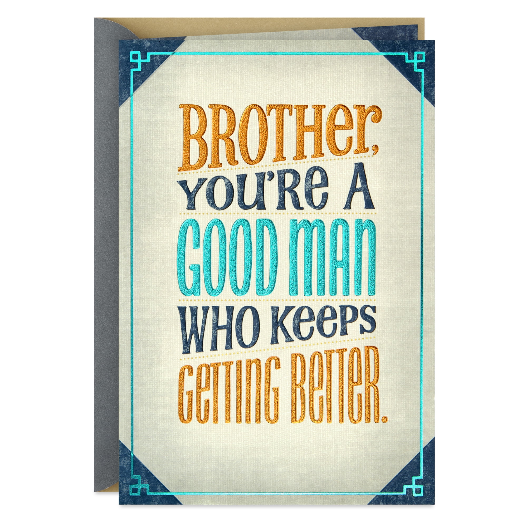 Hallmark Mahogany Birthday Card for Brother (Glad to Have You Around ...
