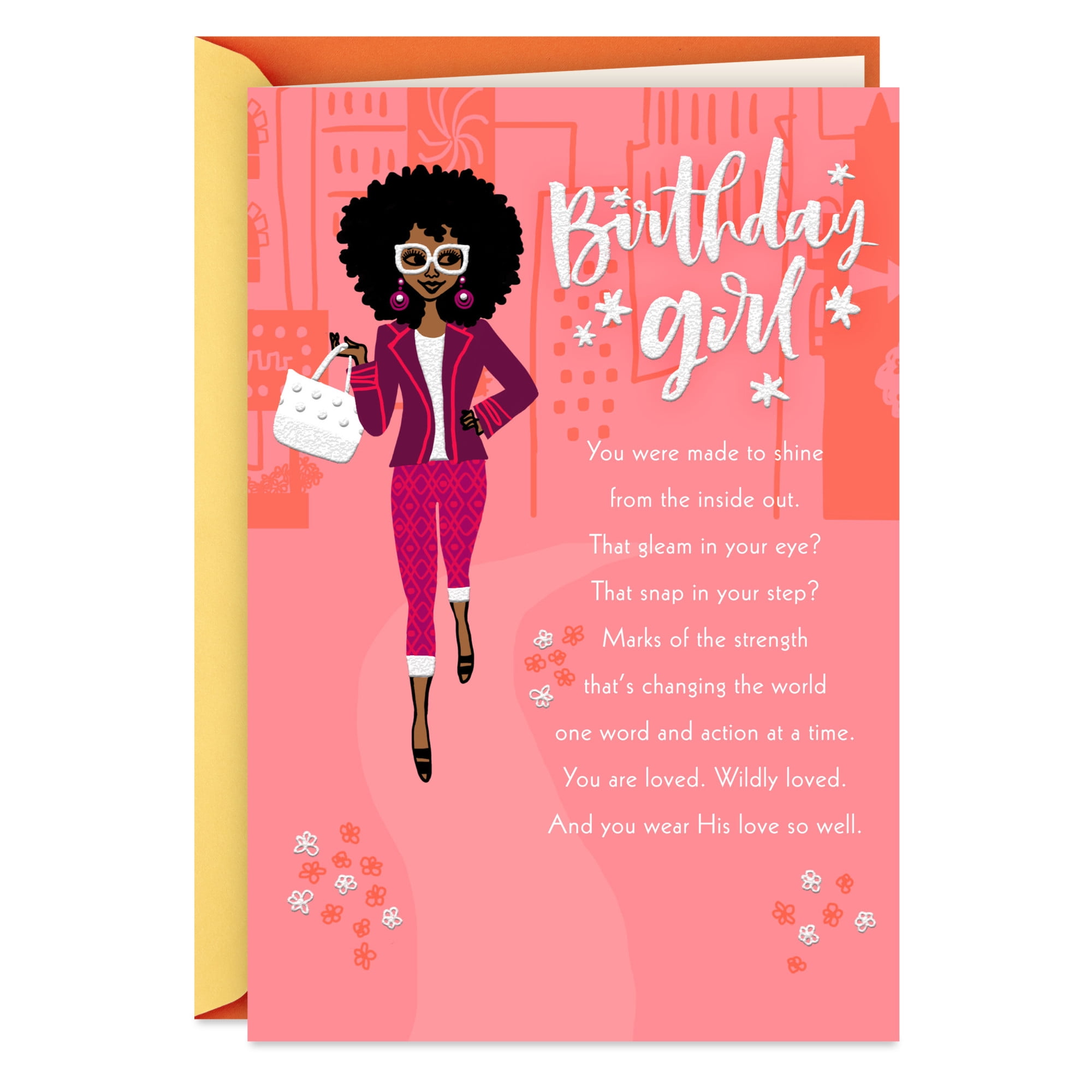 DaySpring Mahogany Religious Birthday Card for Her (You Radiate the ...