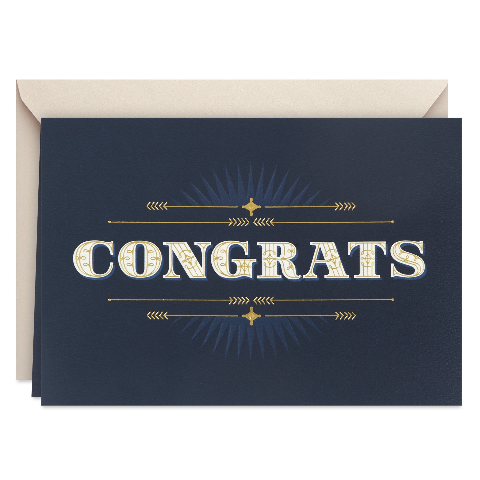 Hallmark Signature Congratulations Card (Here's to You) - Walmart.com