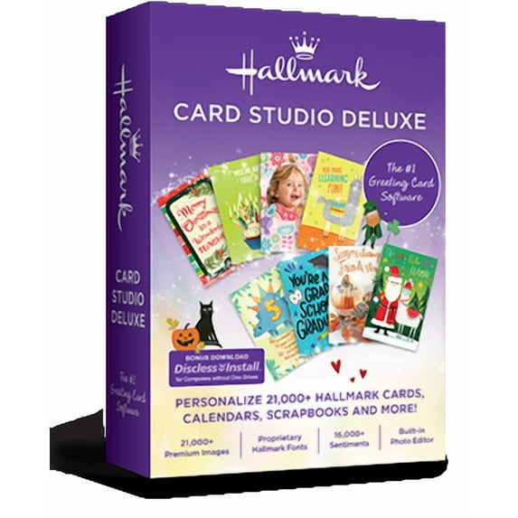 Nova Development Hallmark Card Studio Deluxe, Card Templates, Customize ...