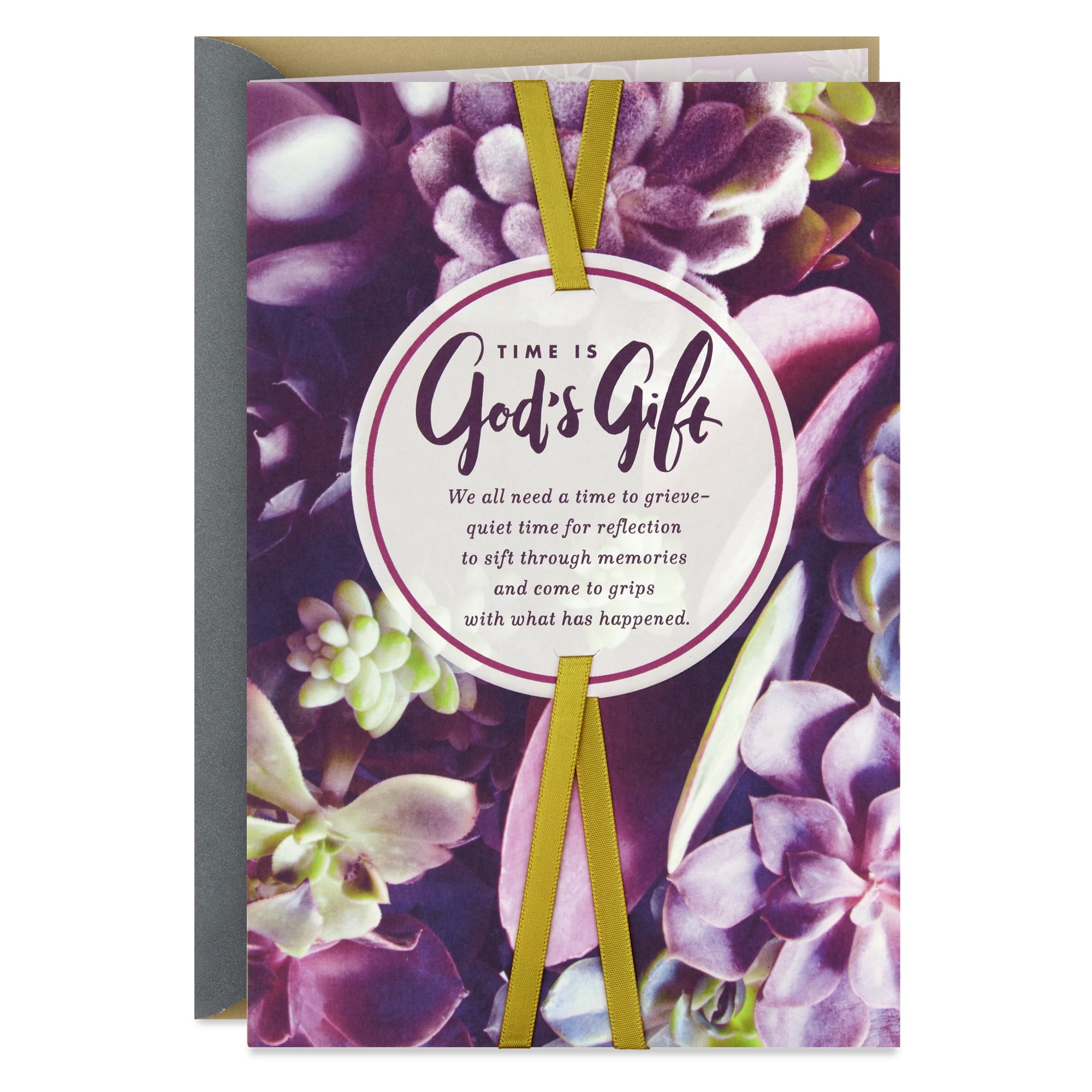 DaySpring Mahogany Religious Sympathy Card (God's Everlasting Love ...