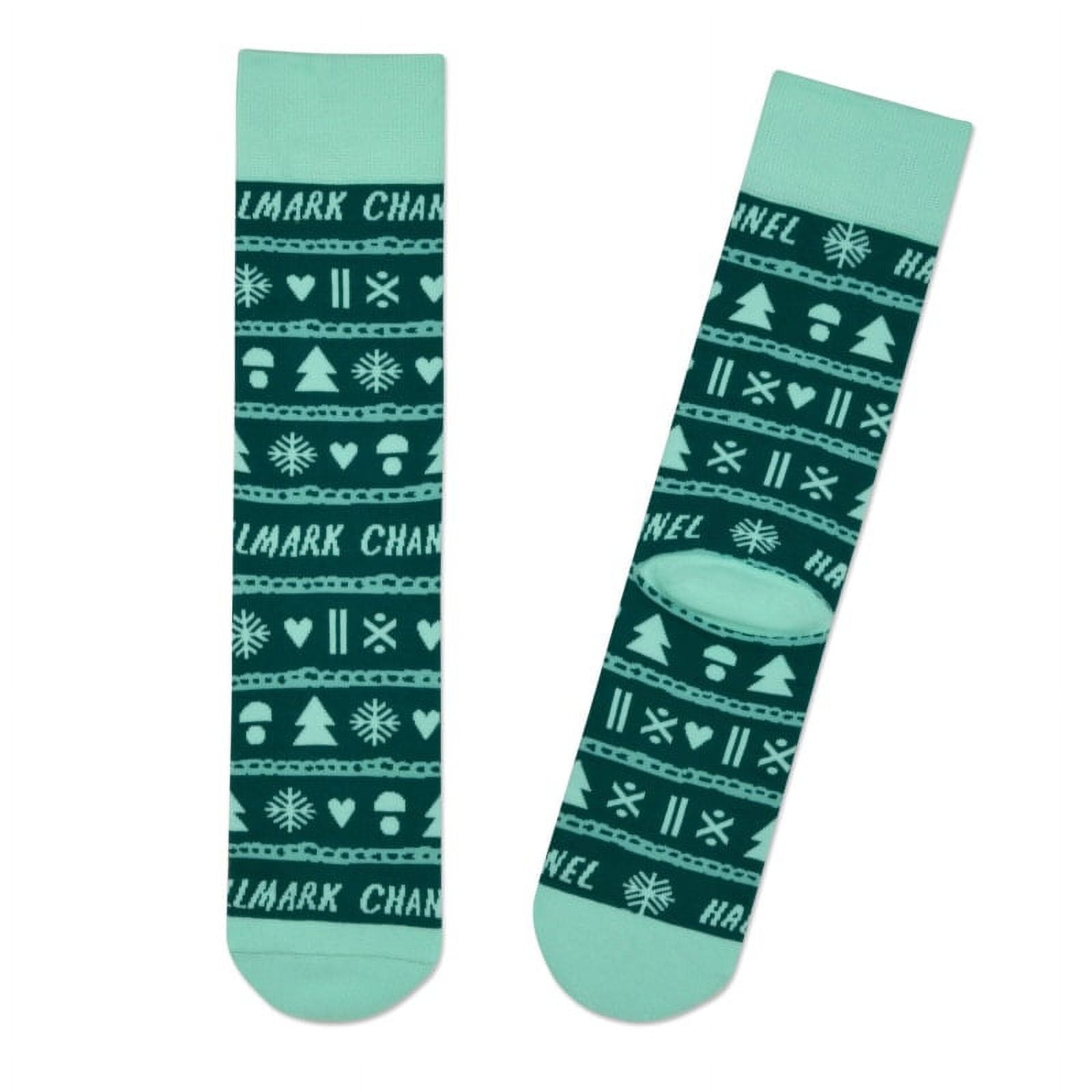 Hallmark Channel Knit Pattern Crew Socks - Walmart.com