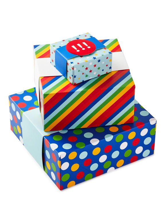 Christmas Gift Boxes in Christmas Gift Wrap - Walmart.com