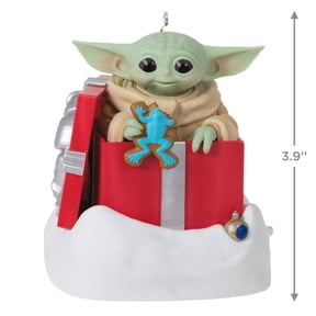 Hallmark Star Wars: The Mandalorian and Grogu Christmas Ornaments, Set ...