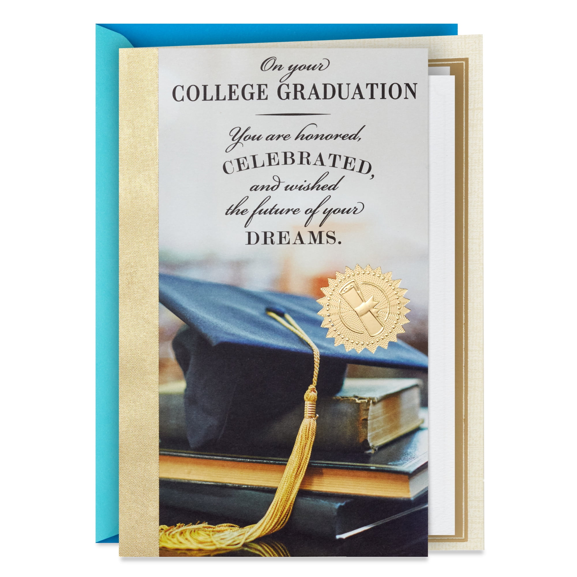 Hallmark College Graduation Card (Honored and Celebrated) - Walmart.com