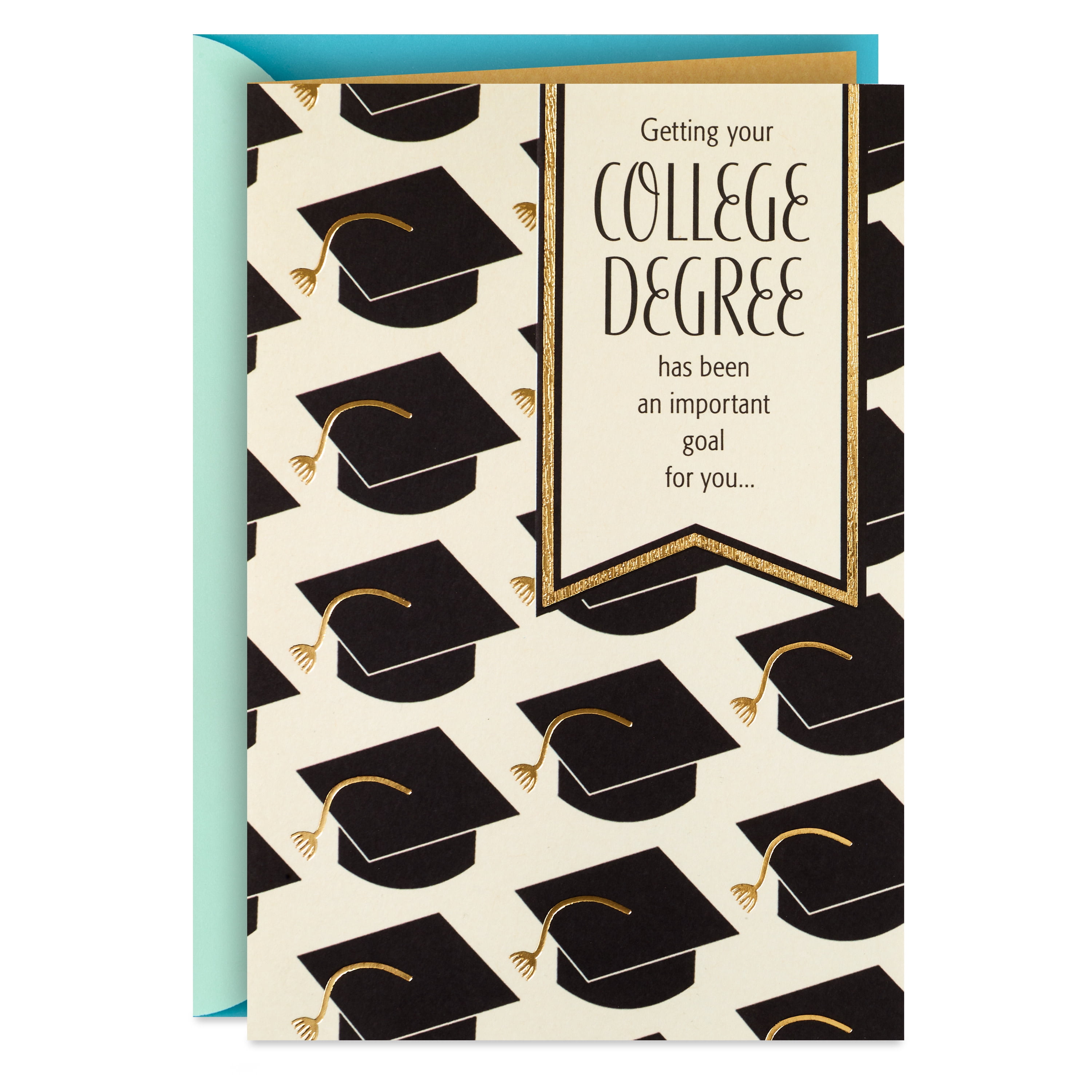 Hallmark CRD ANY1 GRAD GRAD CAP W-BNNR - Walmart.com